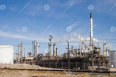 Refinery tower 3 stock photo. Image of vent, tank, petrol - 398036