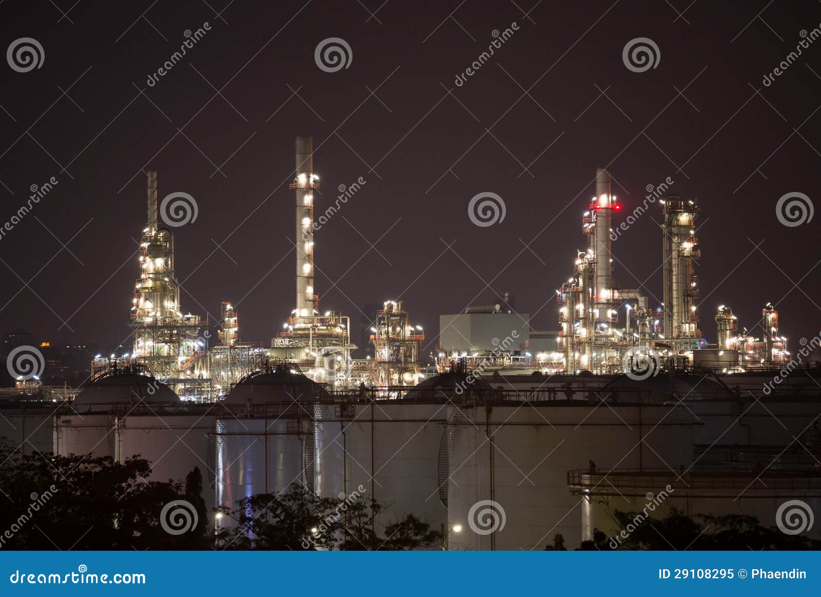 Refinery Tower Royalty-Free Stock Photography | CartoonDealer.com #4815077