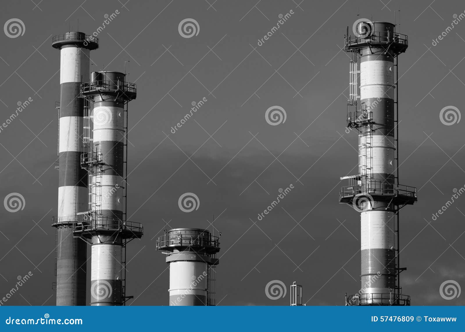 Refining plant stock image. Image of petroleum, industry - 57476809