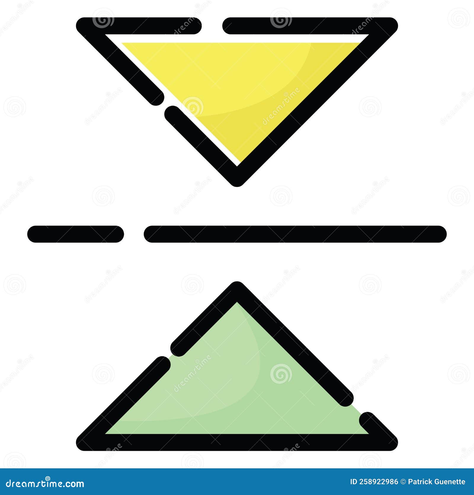 Reflect Horizontal Photo Editor, Icon Stock Vector - Illustration of ...