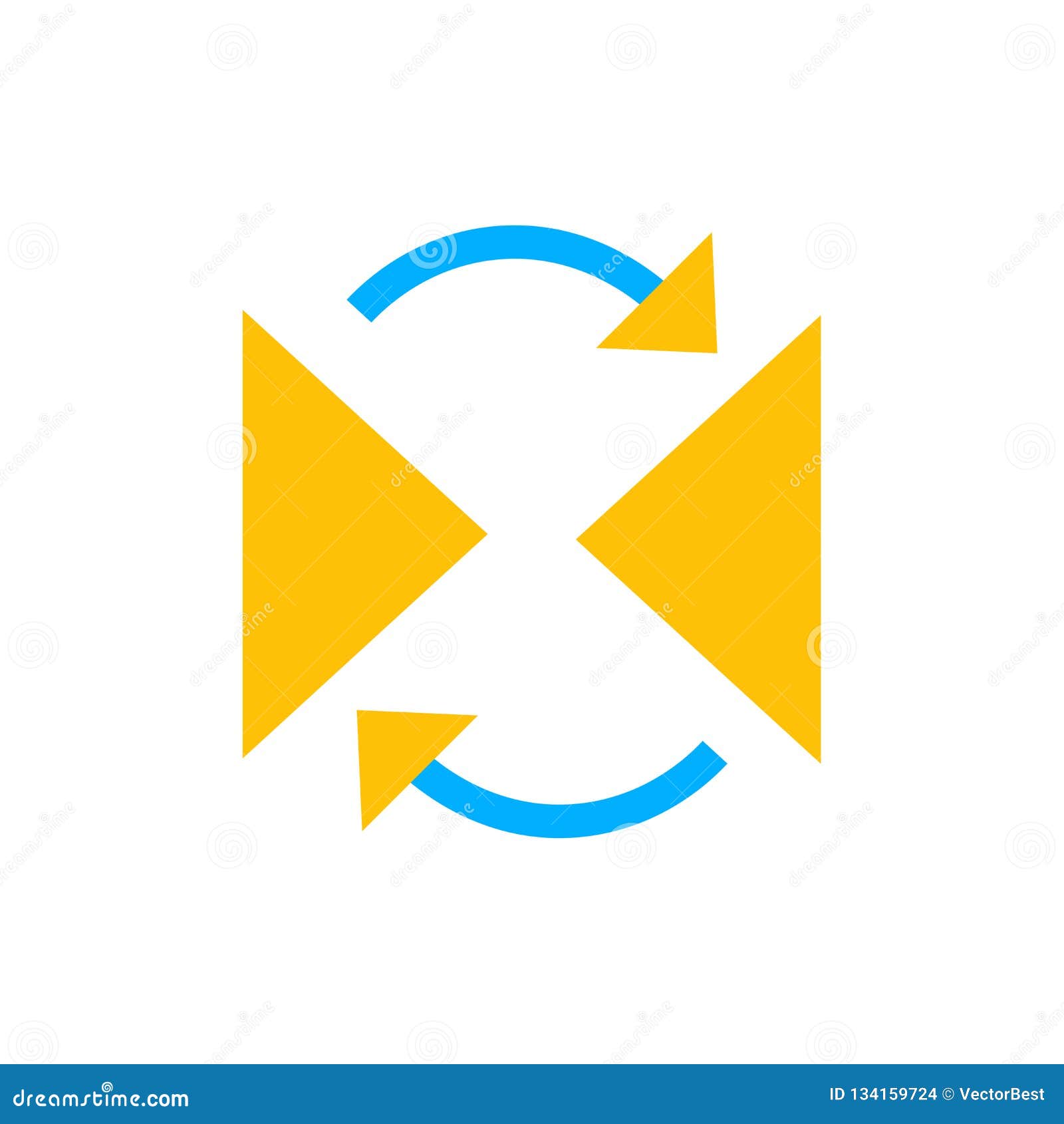 Reflect Icon Vector Isolated On White Background, Reflect Sign ...