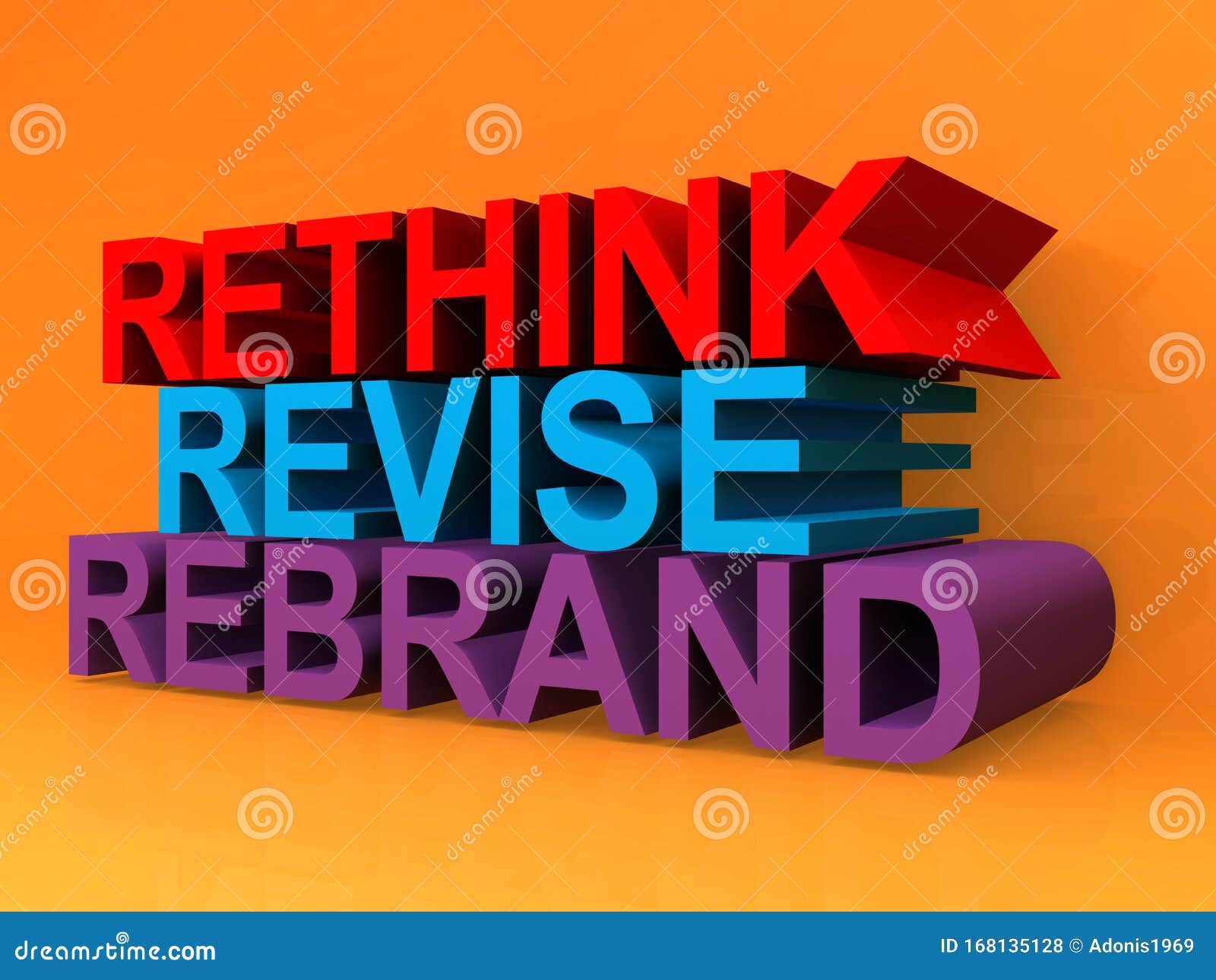 Reflect rethink revise stock illustration. Illustration of change ...