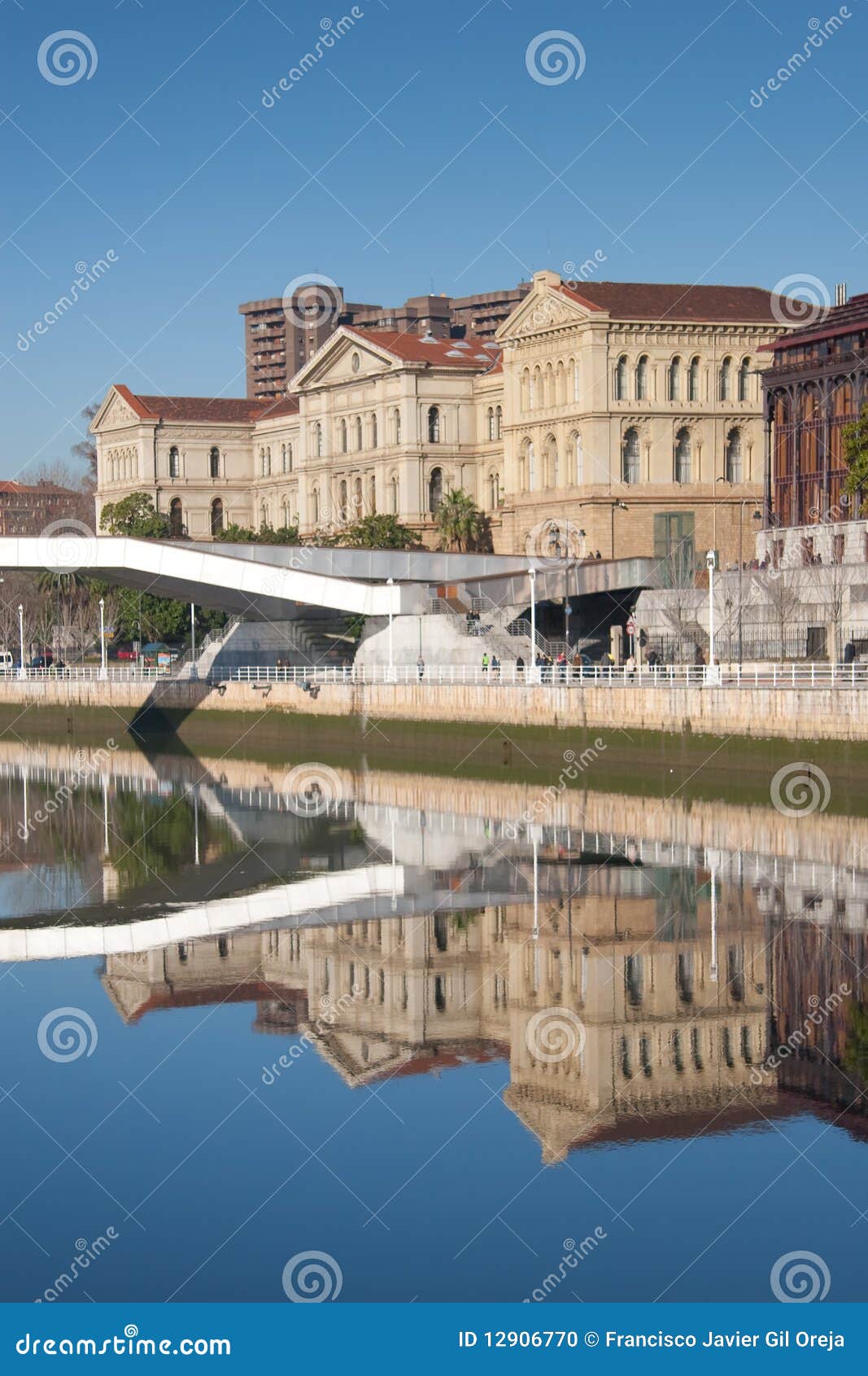 Reflect in the University of Deusto Stock Photo - Image of arrupe ...