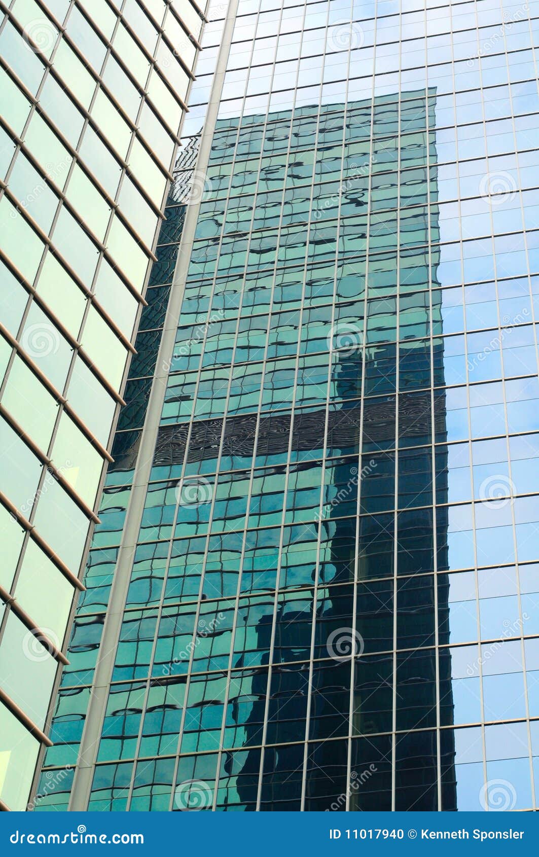 Reflected building stock photo. Image of structures, glass - 11017940