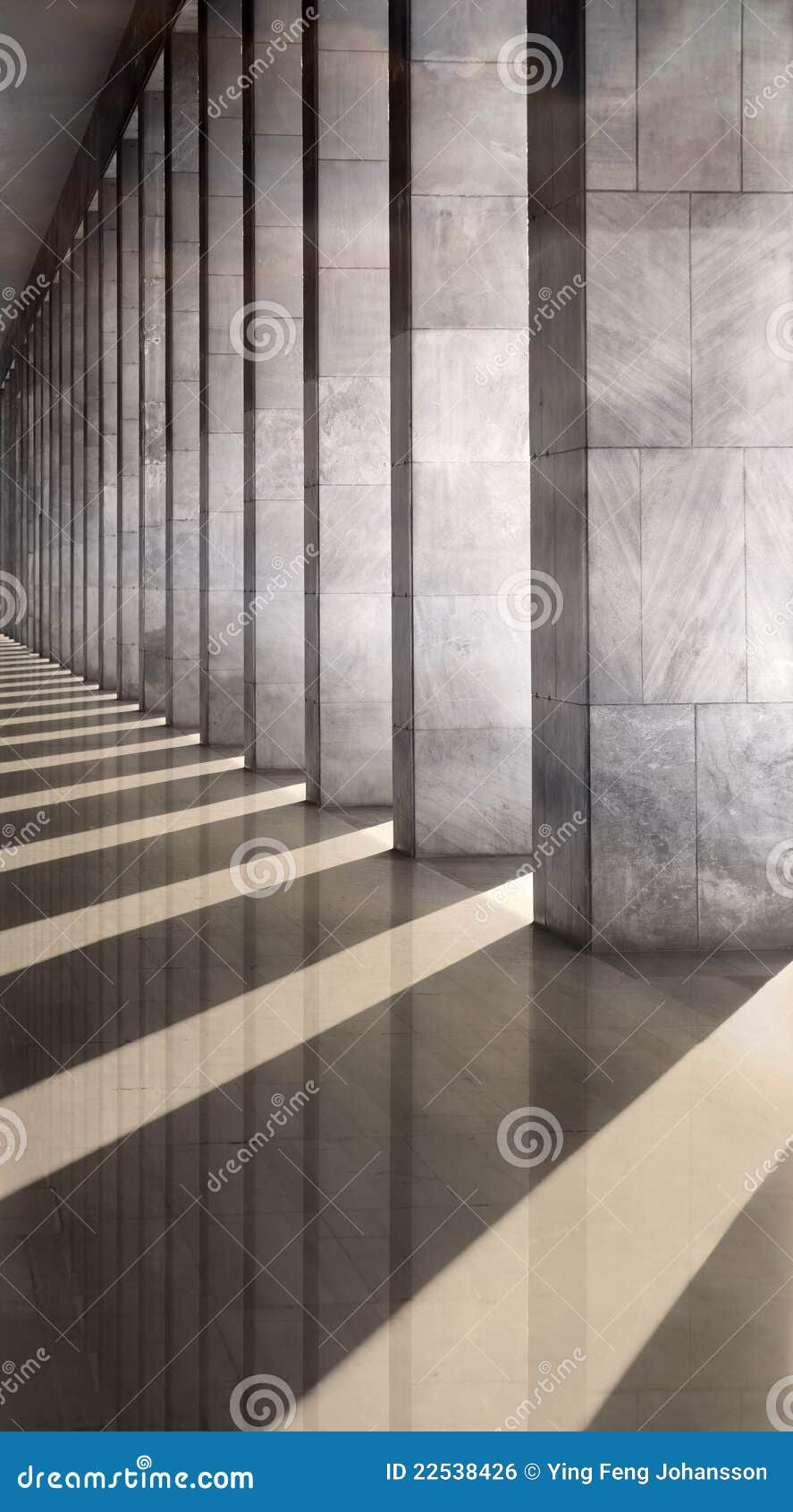 Reflected columns stock photo. Image of perspective, column - 22538426