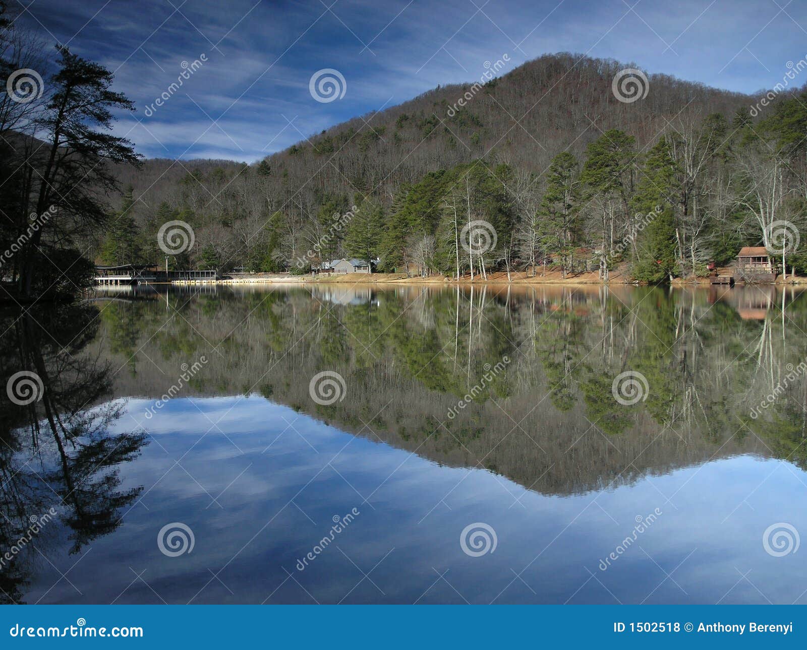 Reflected Lake stock photo. Image of peace, outdoors, mountains - 1502518