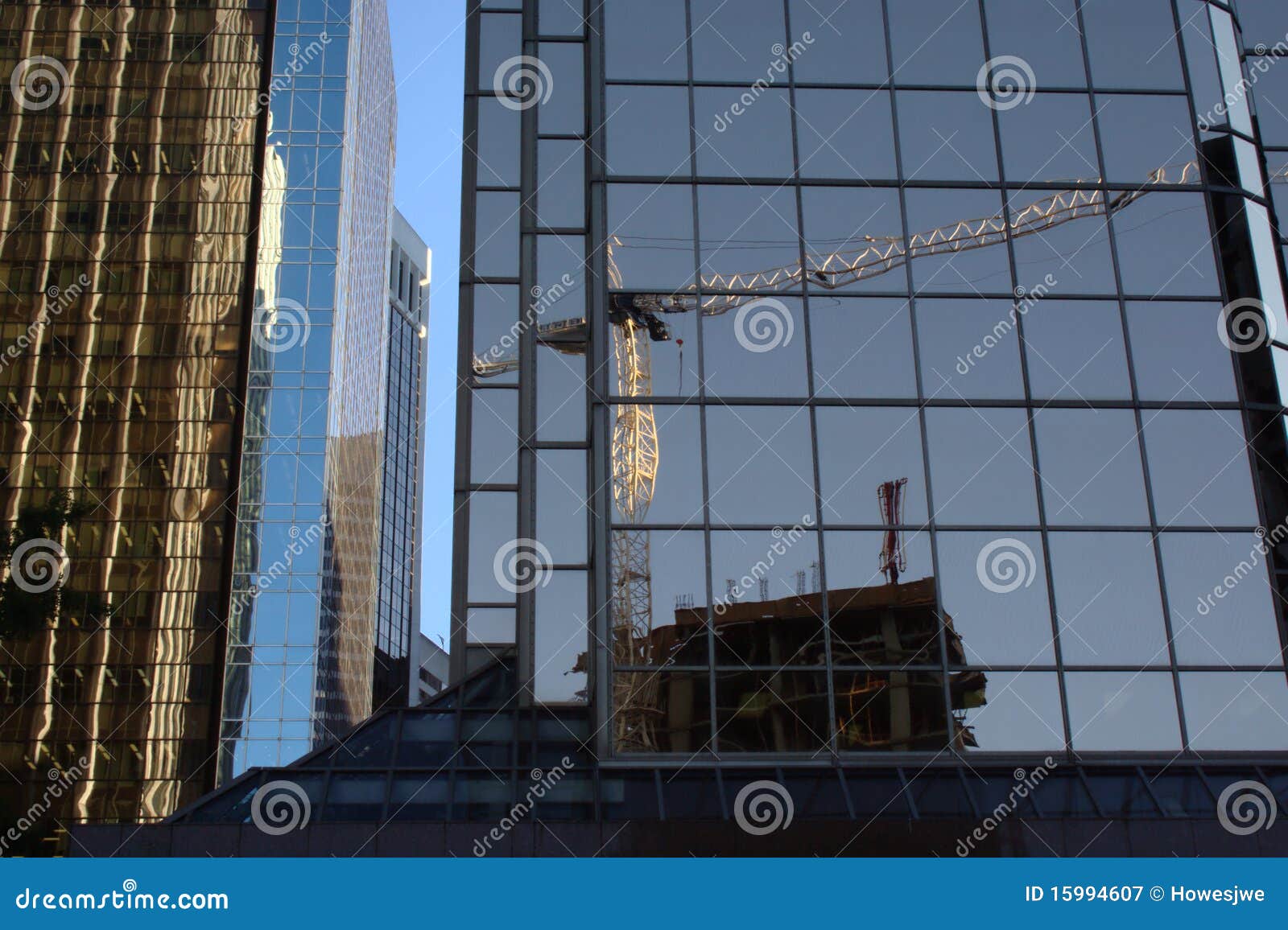 Reflecting on Construction stock image. Image of horizontal - 15994607