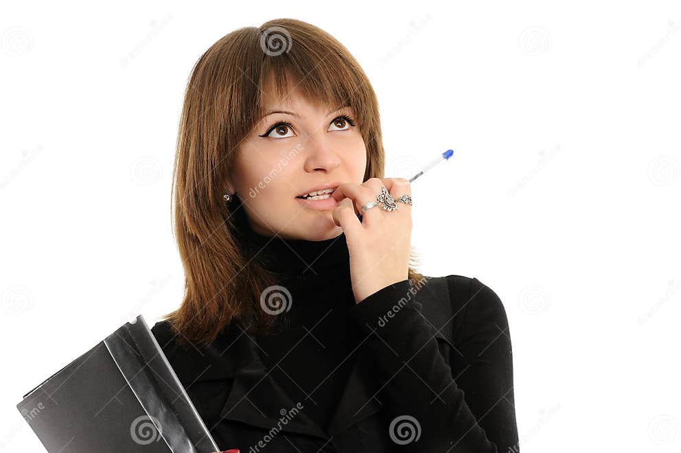 Reflecting girl stock photo. Image of alone, confident - 23108966