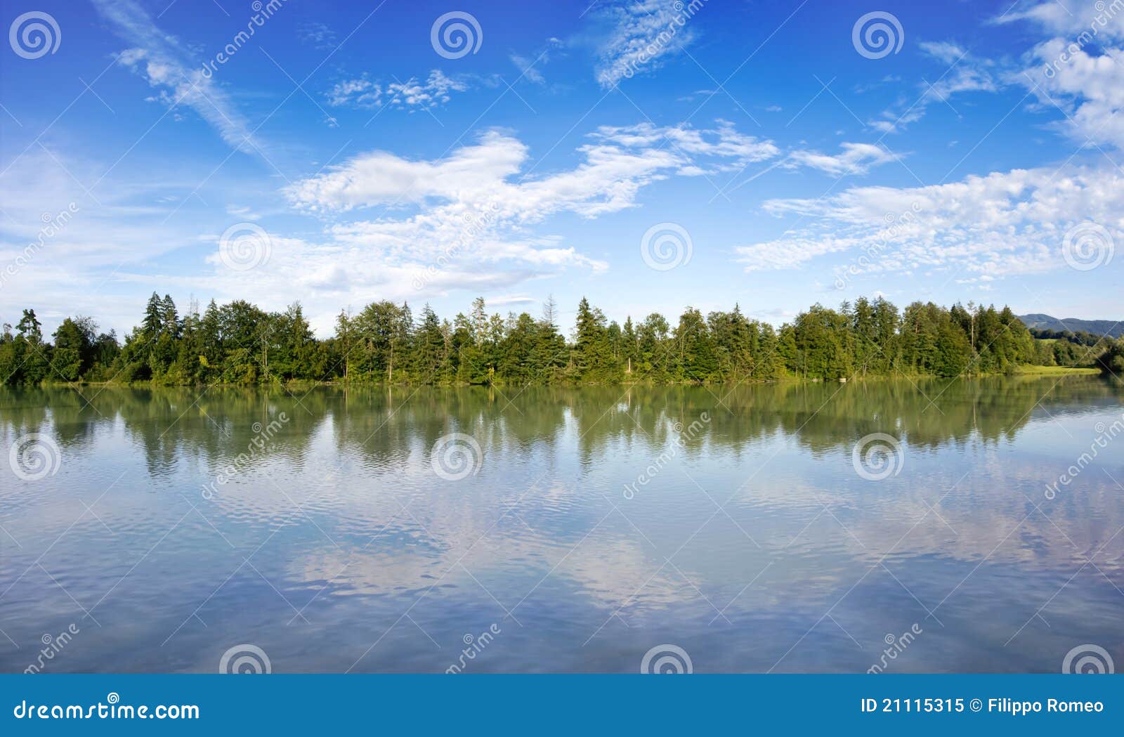 Reflecting lake stock image. Image of bavaria, panorama - 21115315