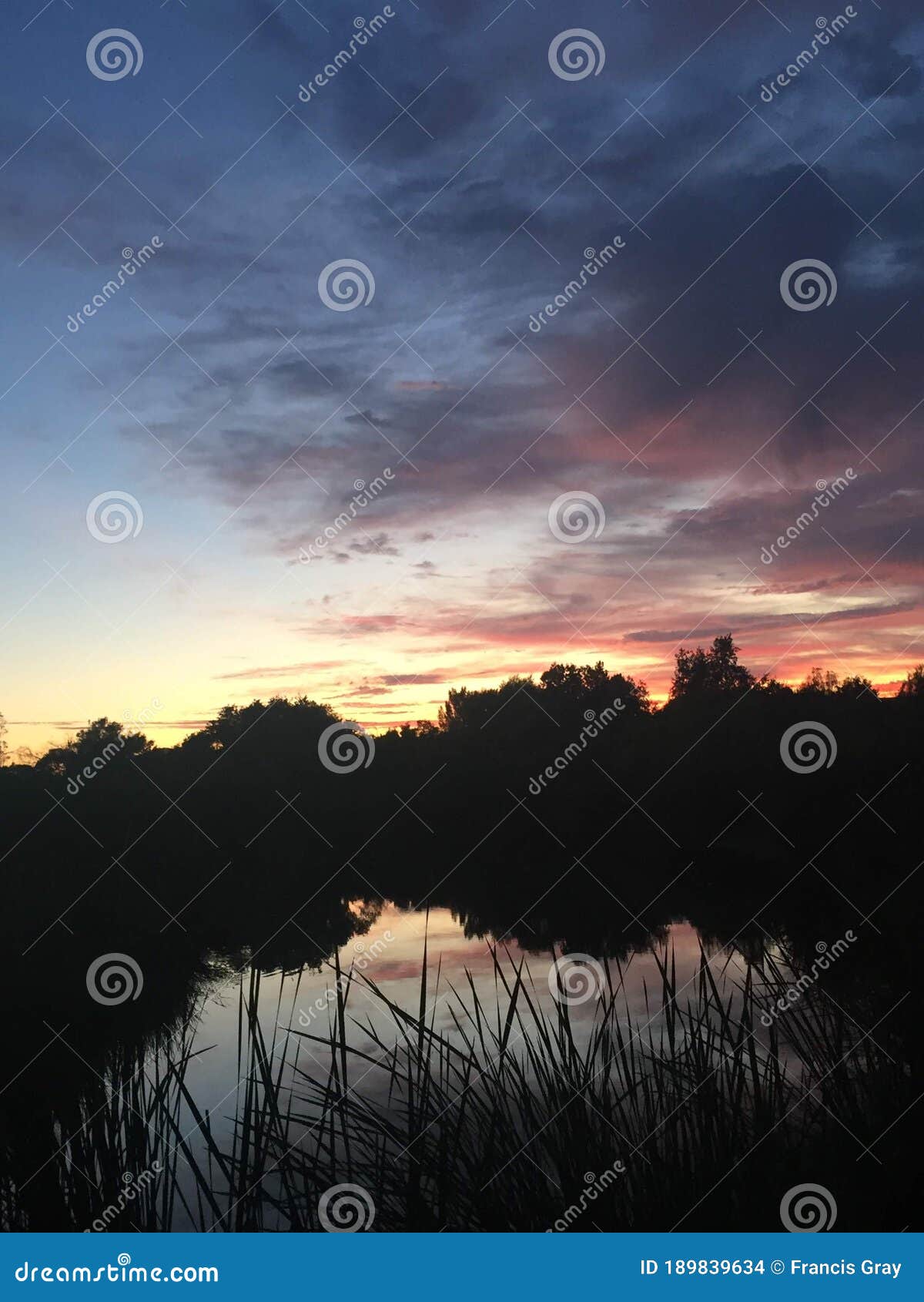 Reflecting Lake stock photo. Image of lake, reflection - 189839634