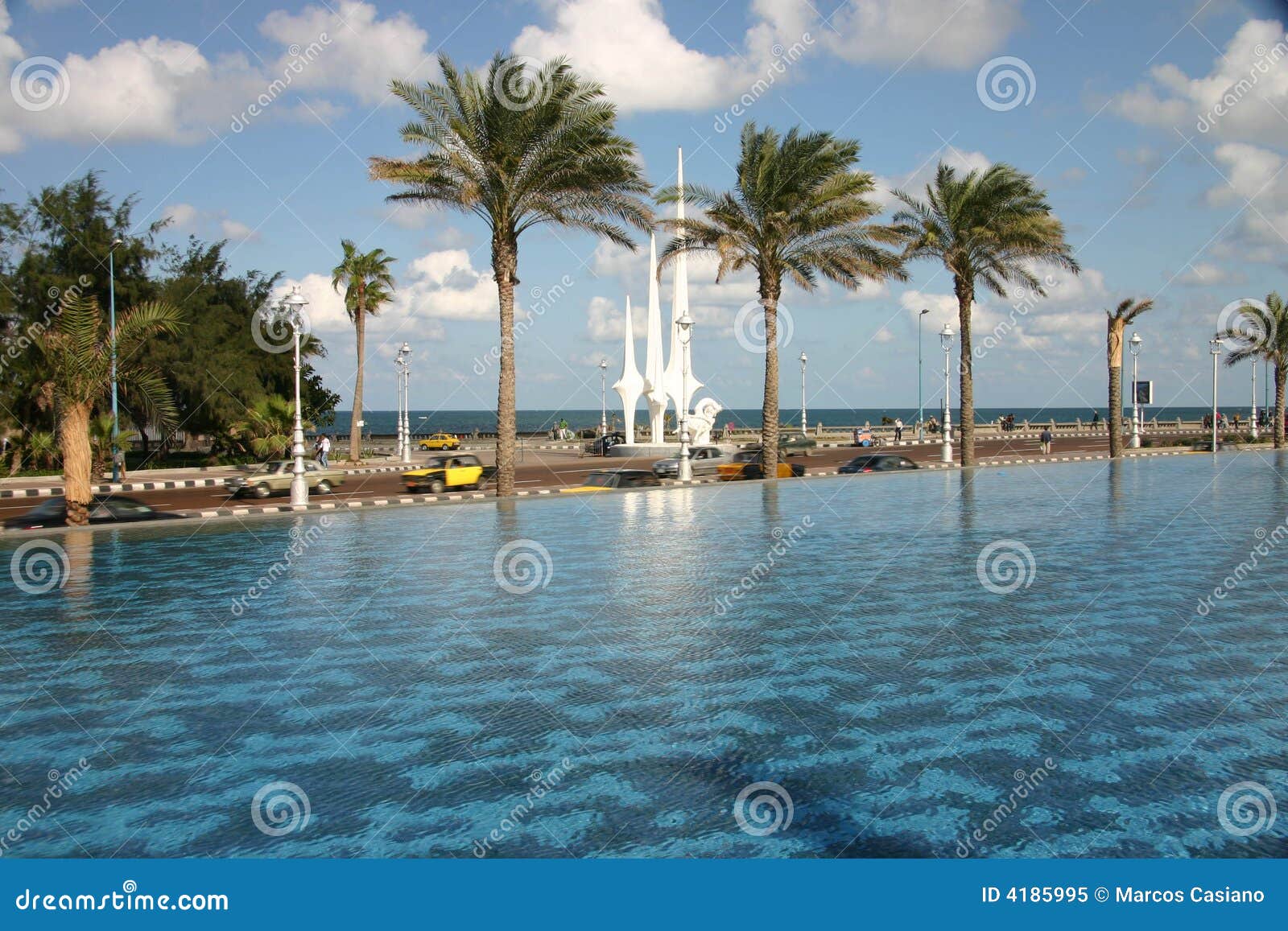 Reflecting Pool stock image. Image of pool, modern, reflecting - 4185995