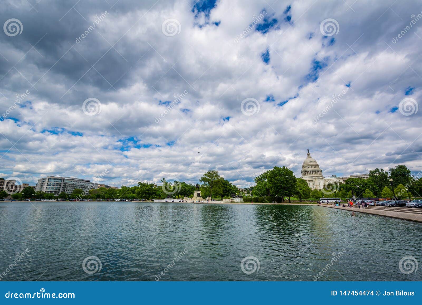 The Reflecting Pool and United States Capitol in Washington, DC ...