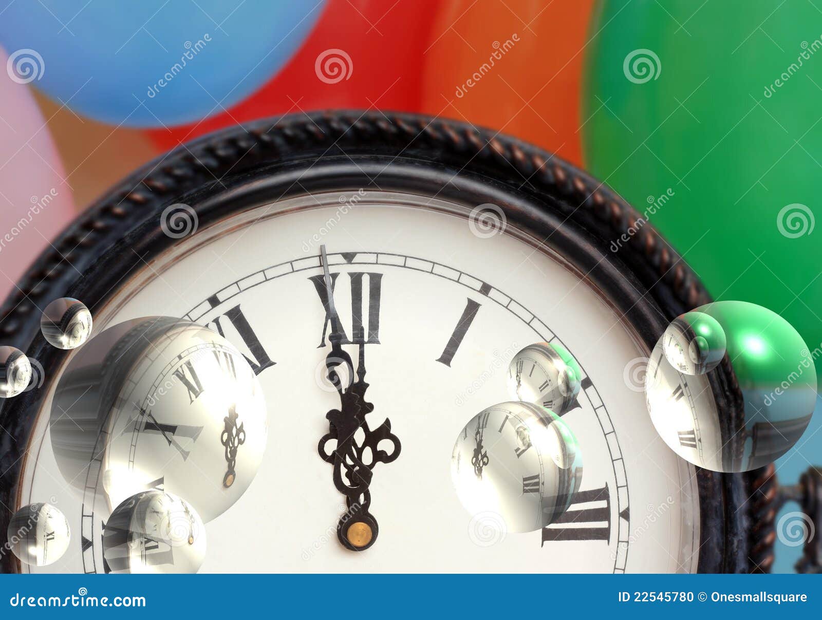 Reflecting on Time stock photo. Image of clock, measurement - 22545780