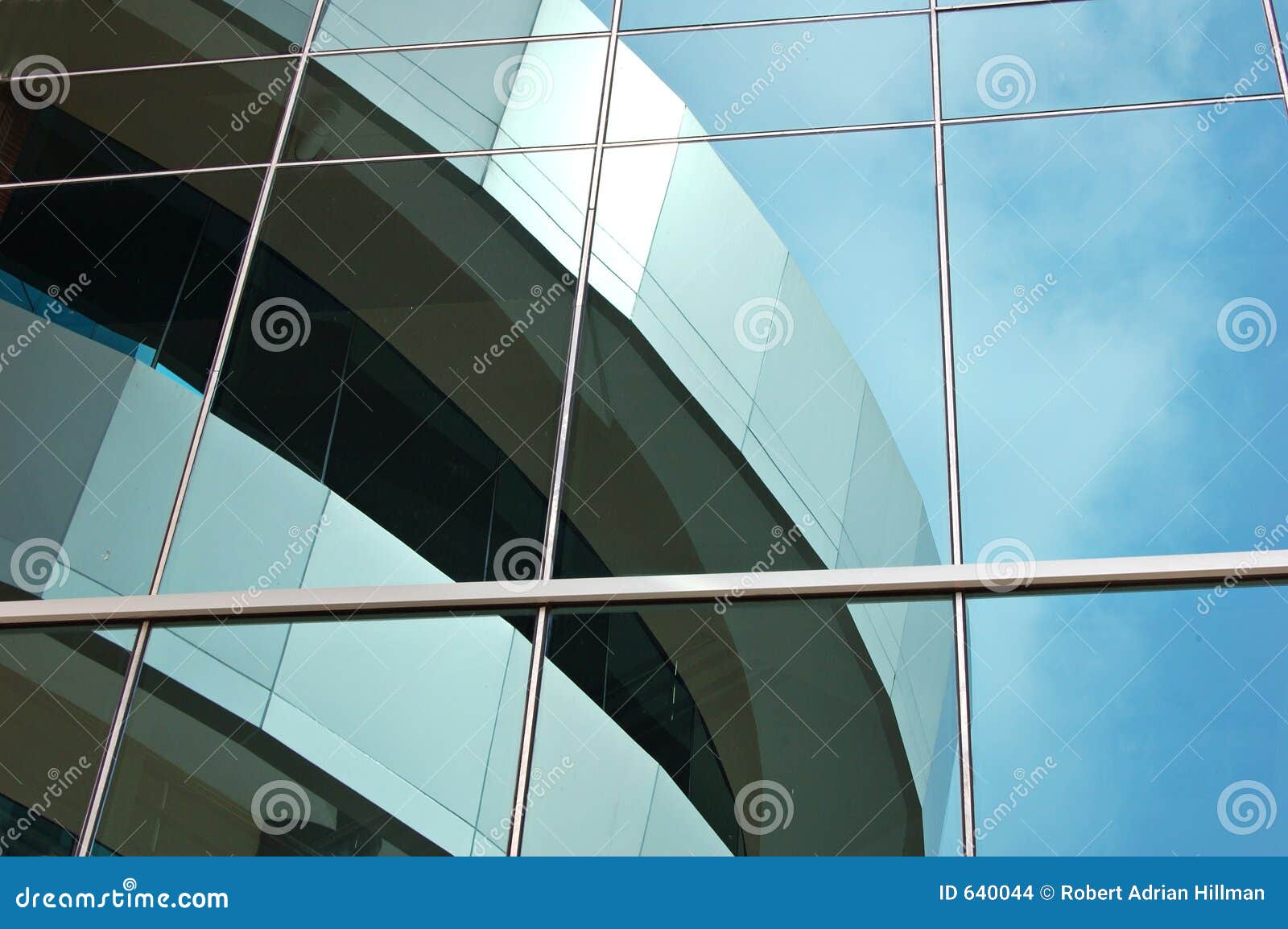 Reflecting window stock photo. Image of curve, university - 640044