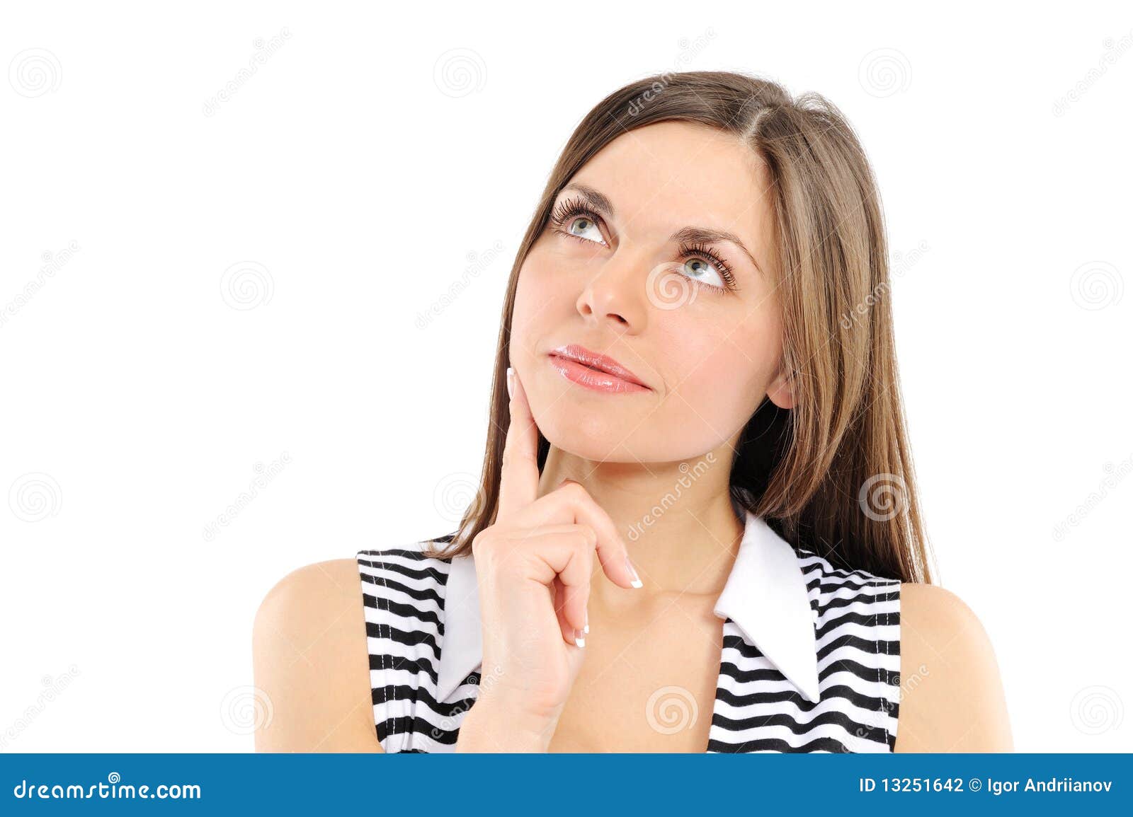 The reflecting young woman stock photo. Image of lifestyles - 13251642