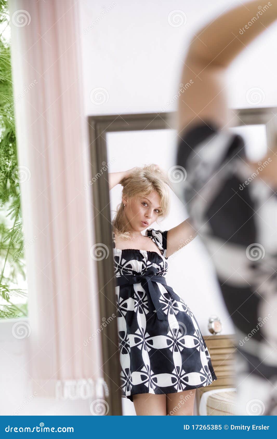 Reflection stock image. Image of happiness, portrait - 17265385