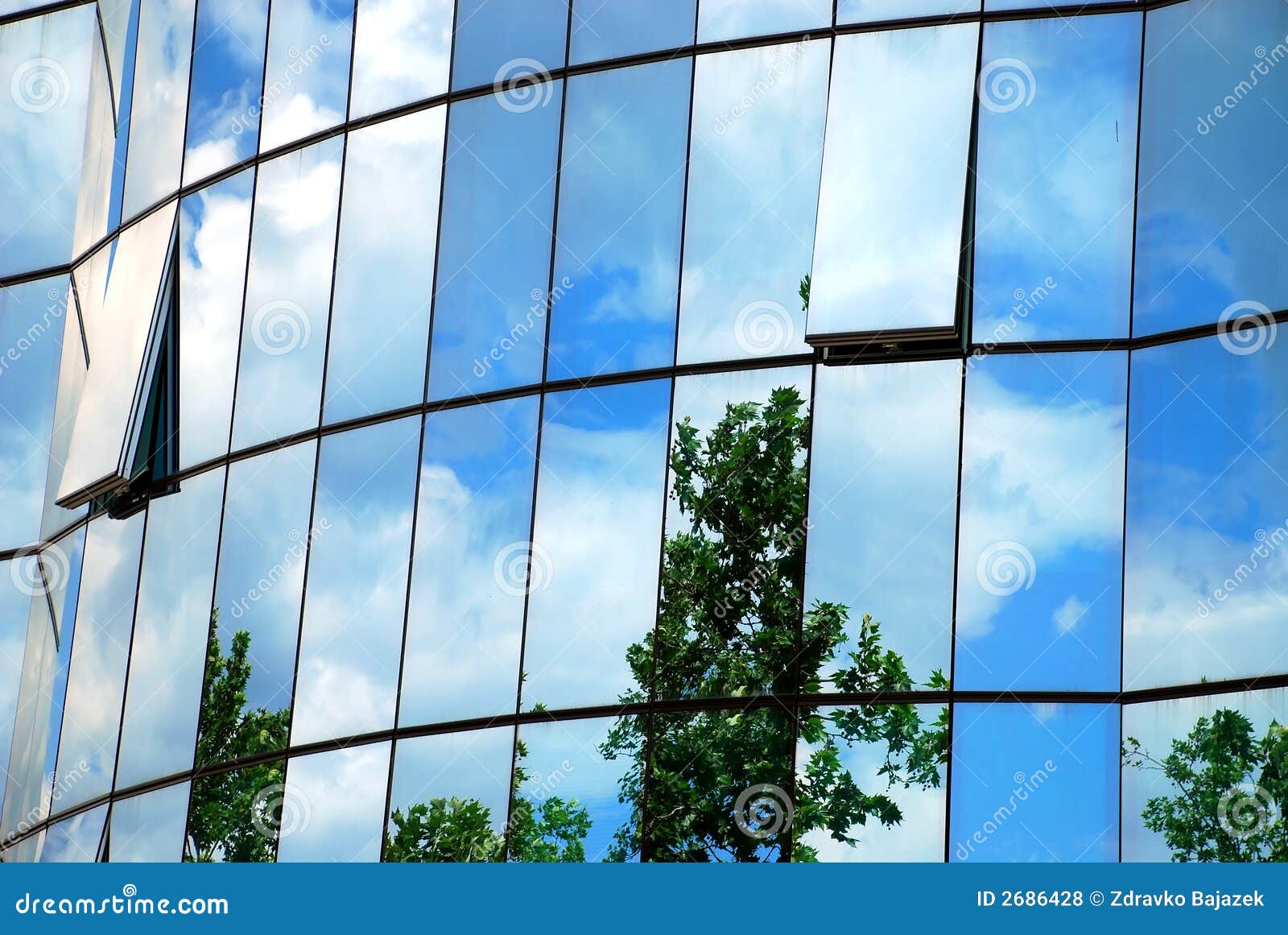 Reflection stock photo. Image of blue, reflections, window - 2686428