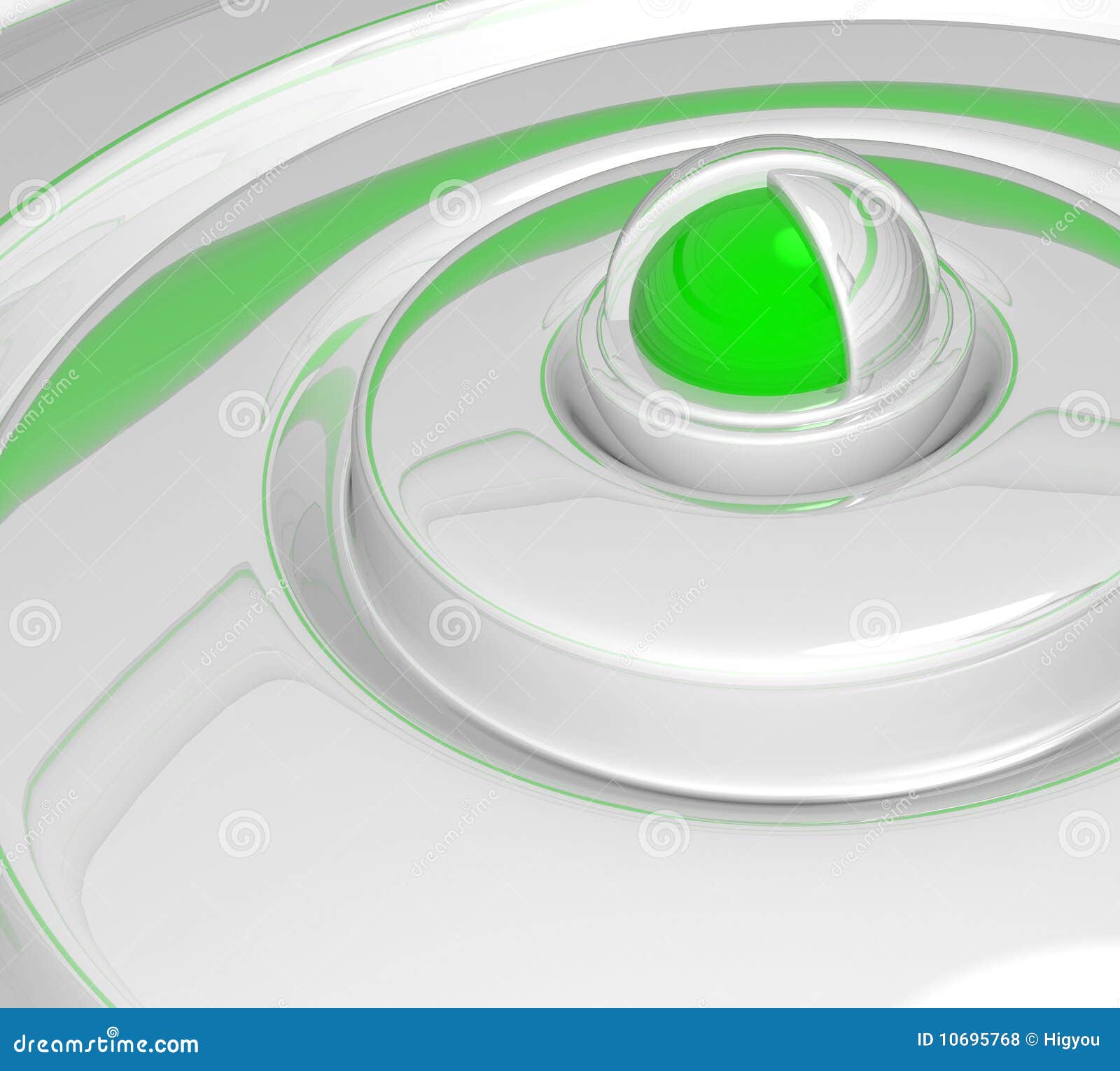 Reflection Abstract, Core stock illustration. Illustration of sphere ...