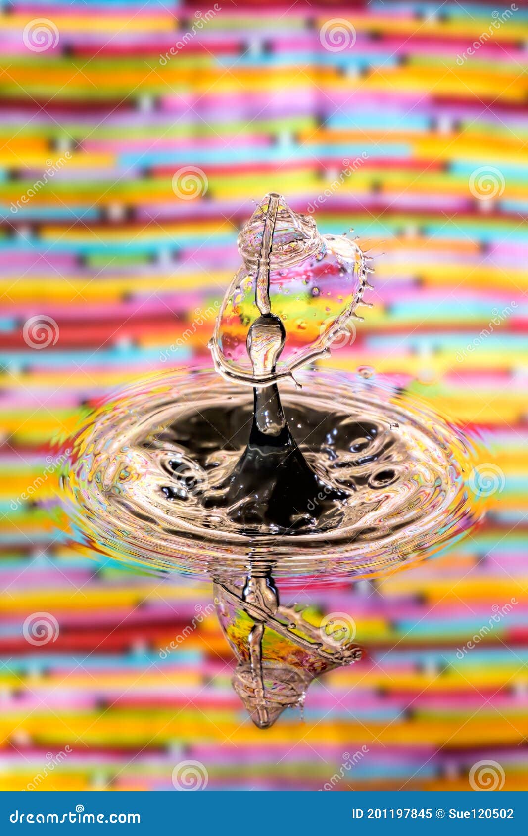On Reflection Water Drop Art Stock Image - Image of reflection ...