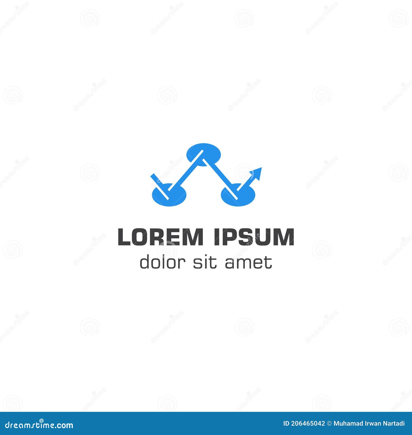 Reflection Arrow, Light Reflection Logo Icon Template Stock Vector ...