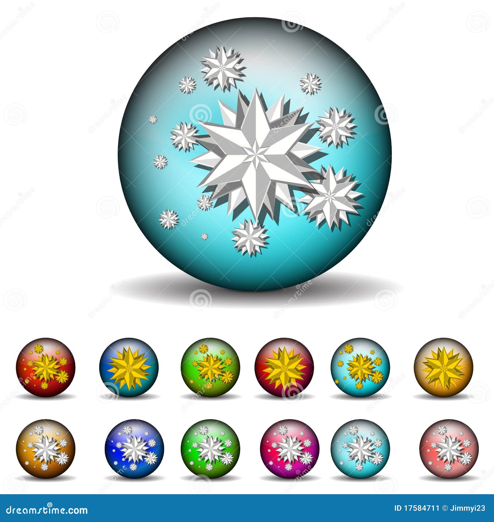 Reflection ball stock vector. Illustration of elegant - 17584711