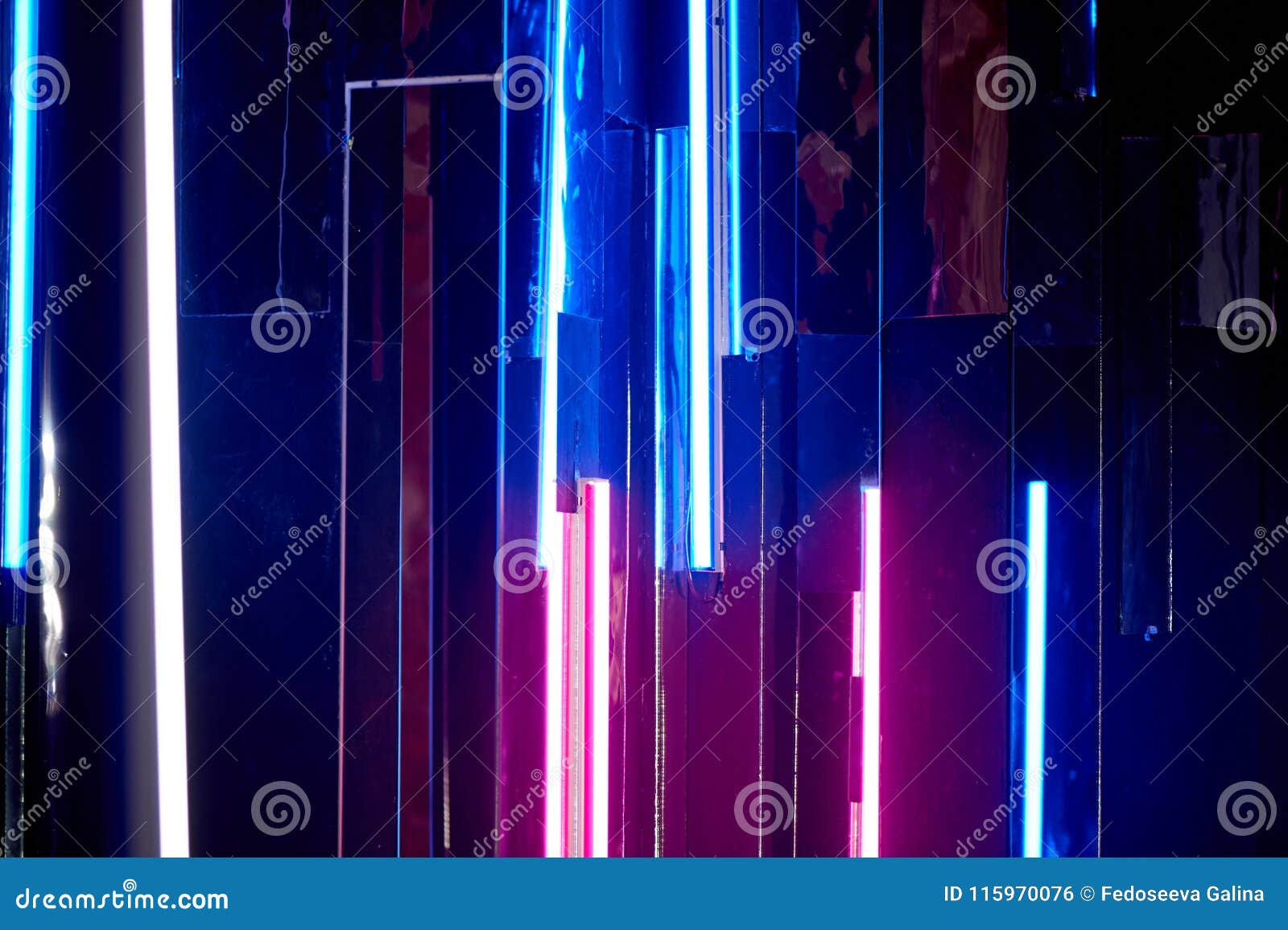 The Reflection of Blue and Pink Light at the Surfaces. the Atmosphere ...