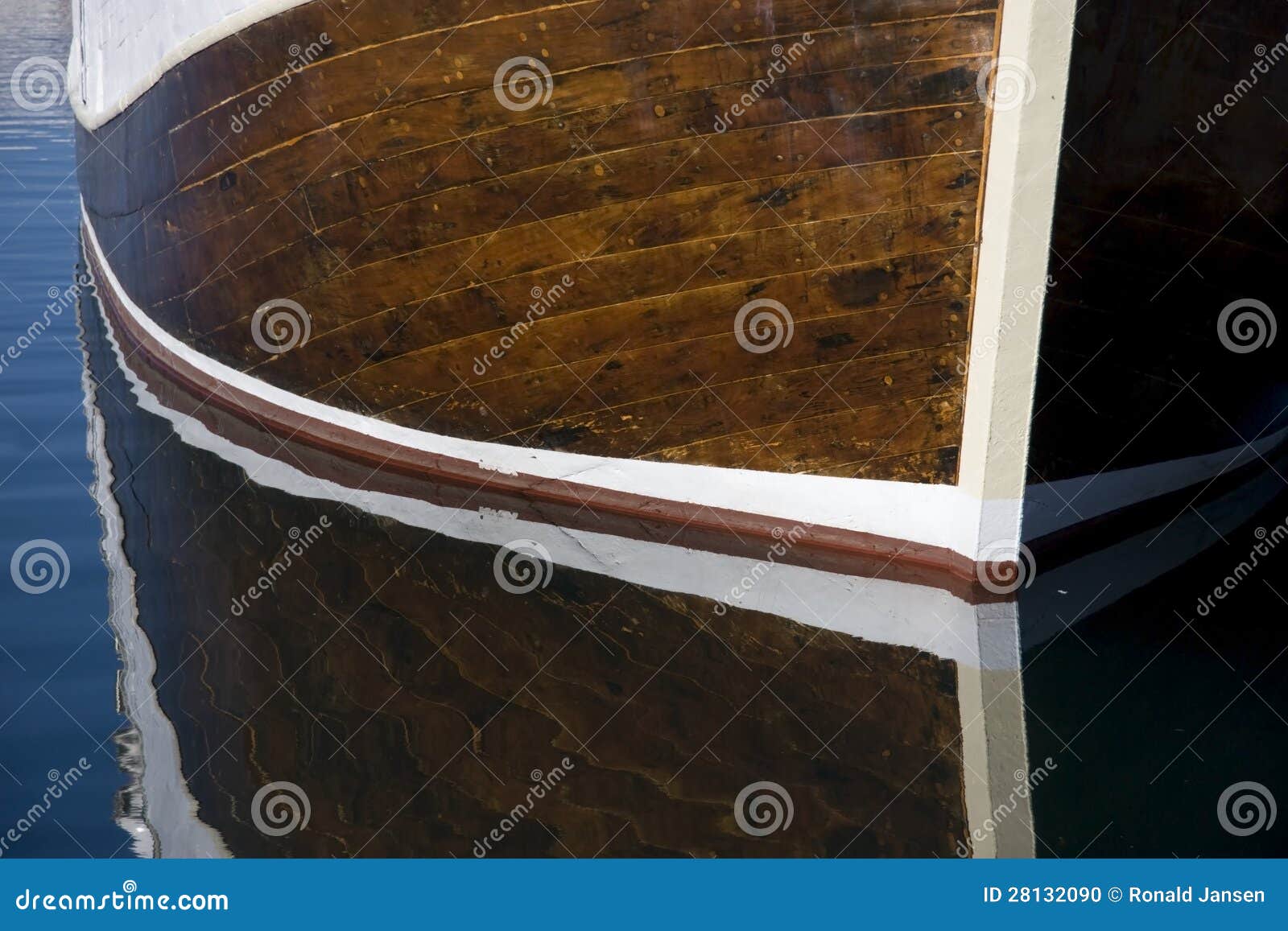 Reflection of a Boat in the Water Stock Photo - Image of reflections ...