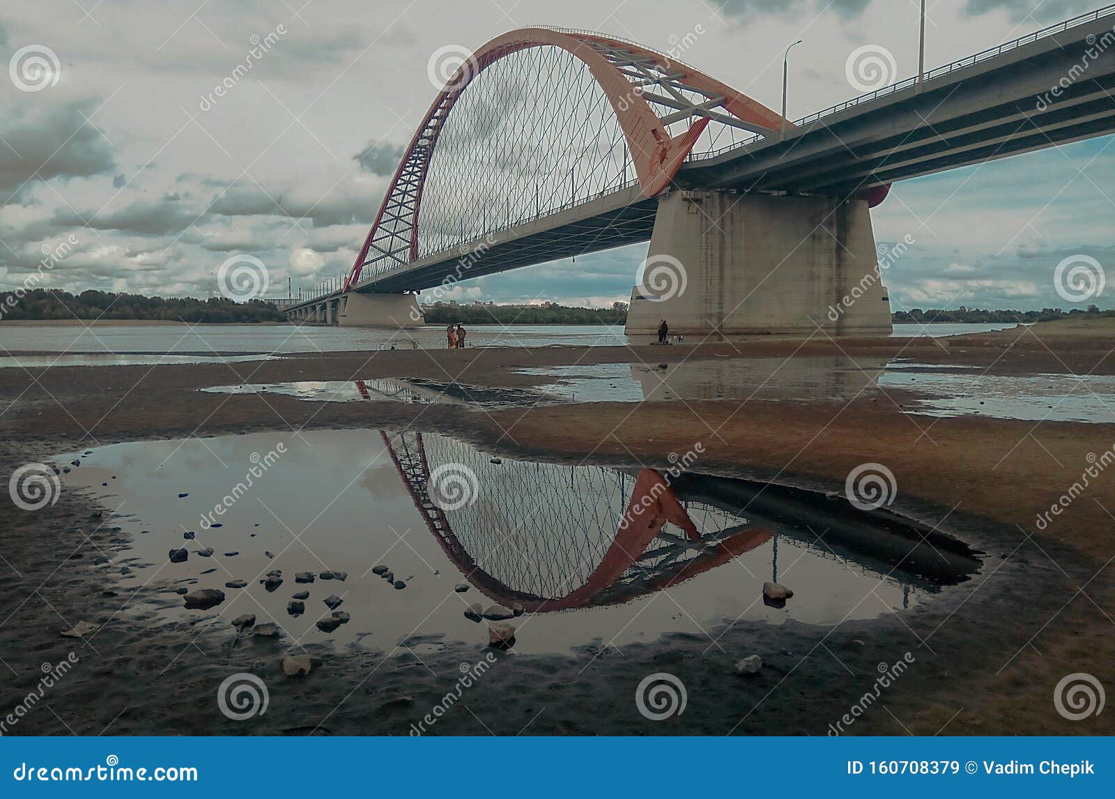 Reflection stock image. Image of water, reflection, bridge - 160708379