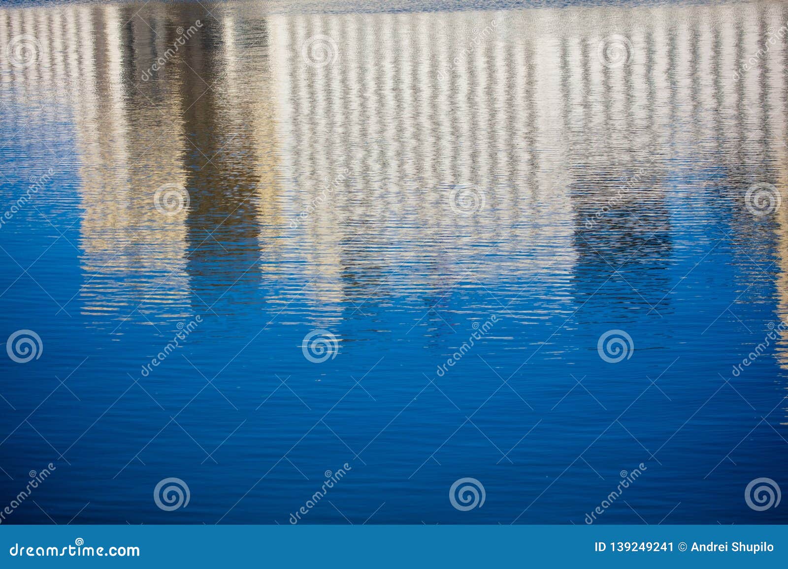 Reflection of a Building on the Surface of Water Stock Image - Image of ...