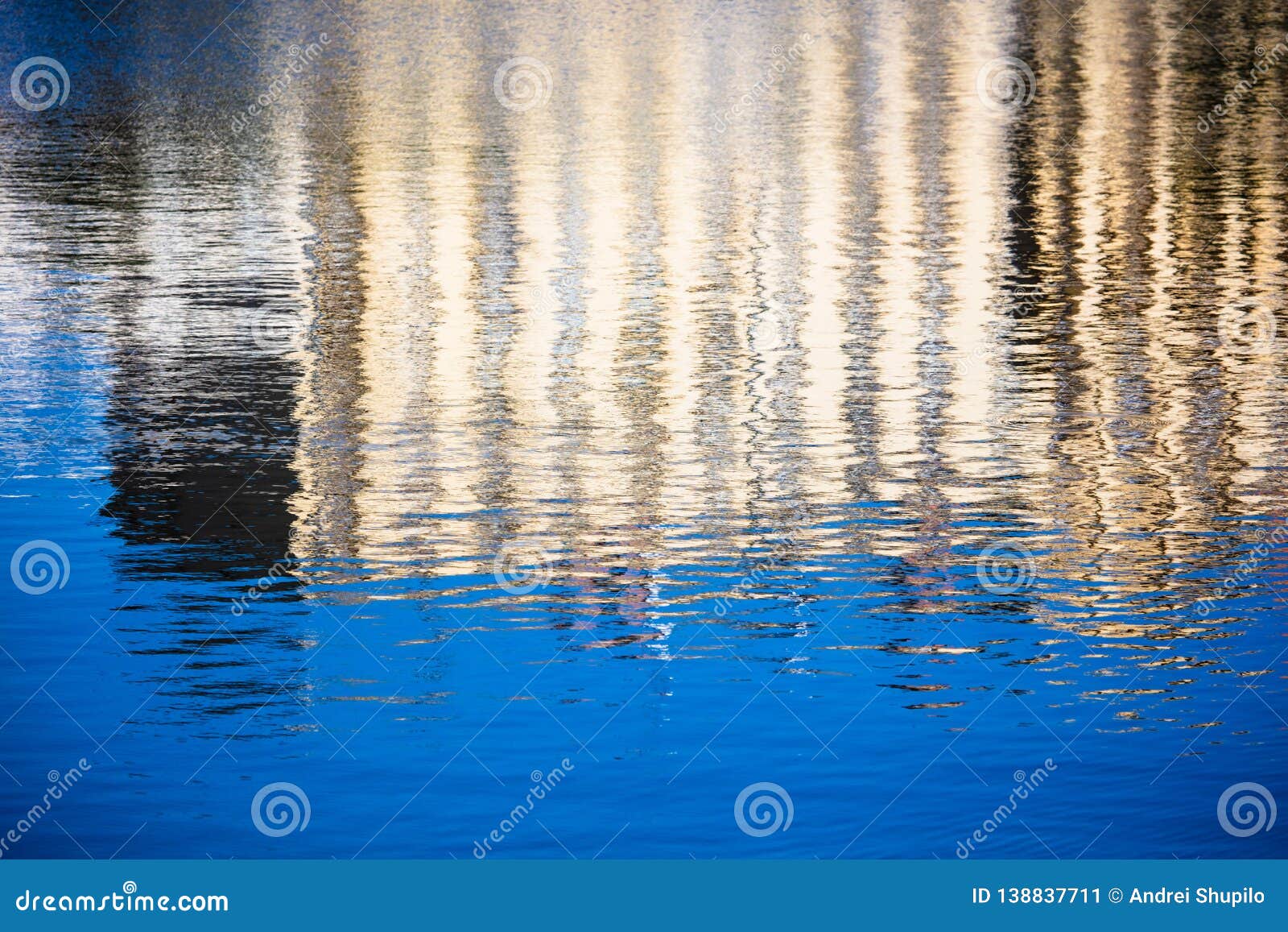 Reflection of a Building on the Surface of Water Stock Image - Image of ...