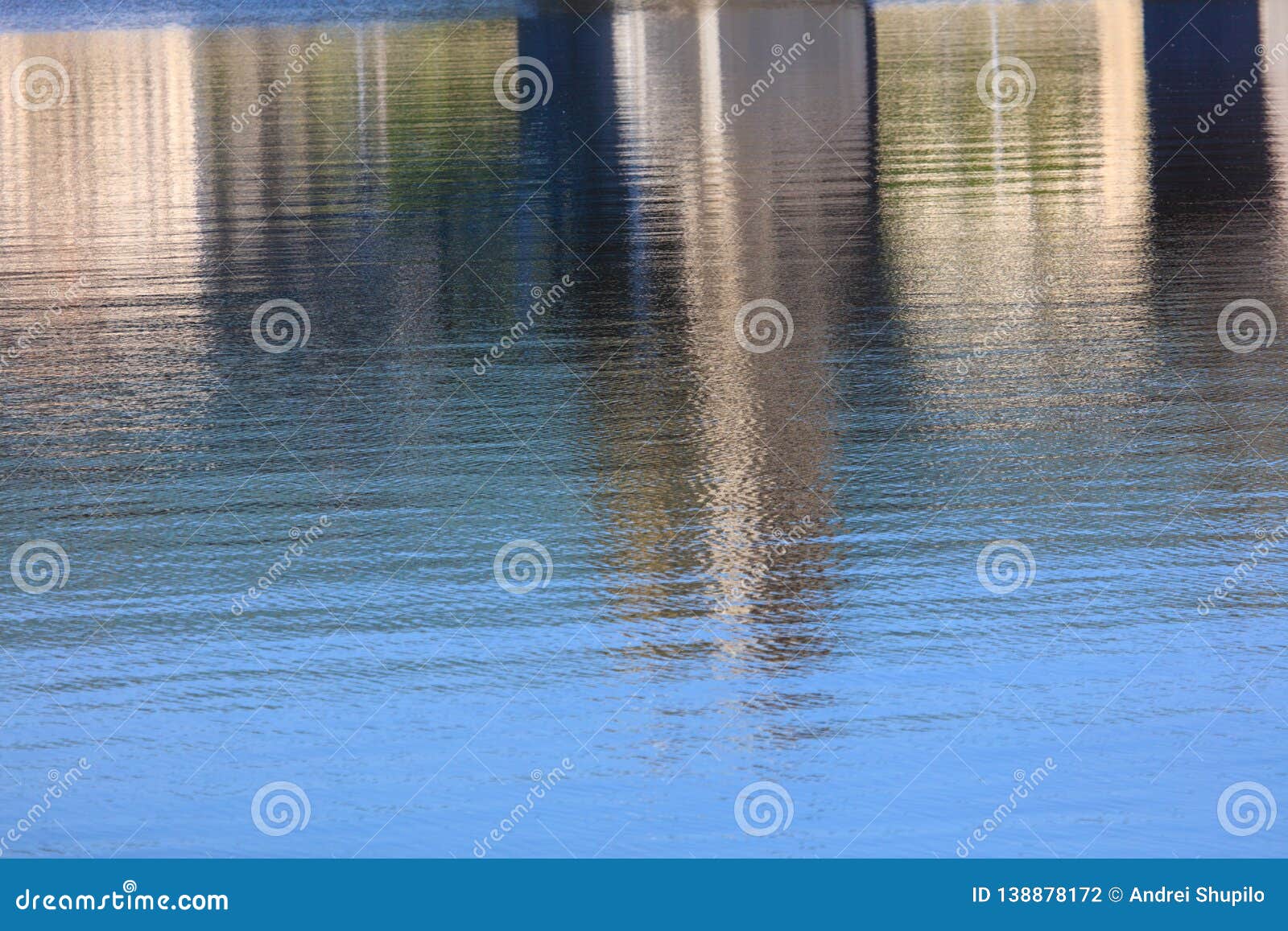 Reflection of a Building on the Surface of Water Stock Photo - Image of ...