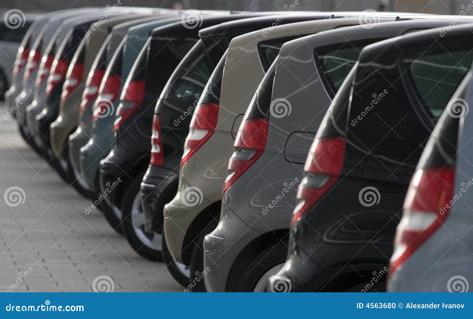 Reflection on car stock photo. Image of drops, color, shiny - 4563680