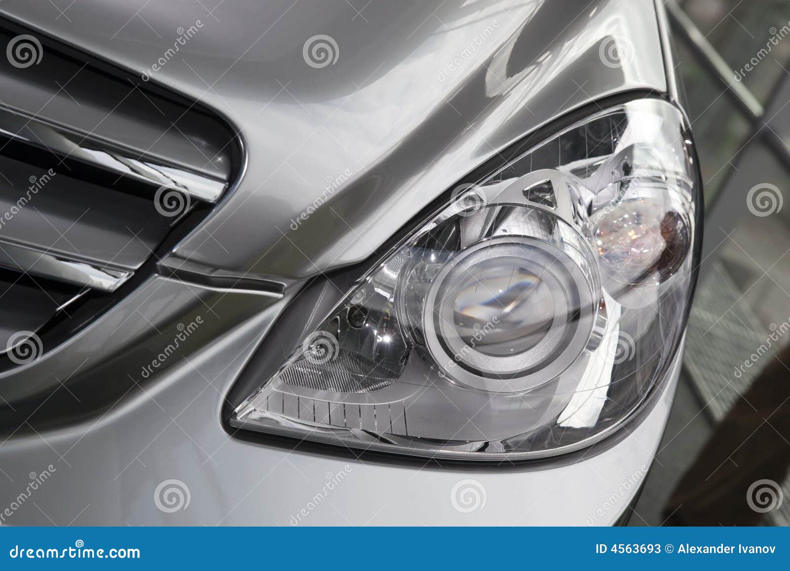 Reflection on car stock image. Image of surface, texture - 4563693