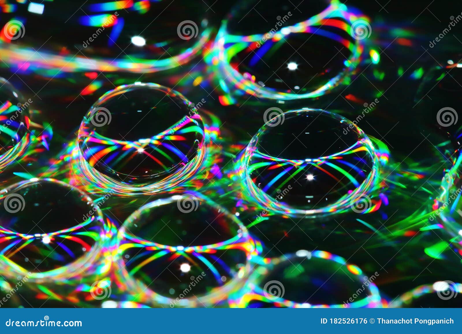 Drop on Cd in Close Up for Beautiful Light Background Stock Photo ...