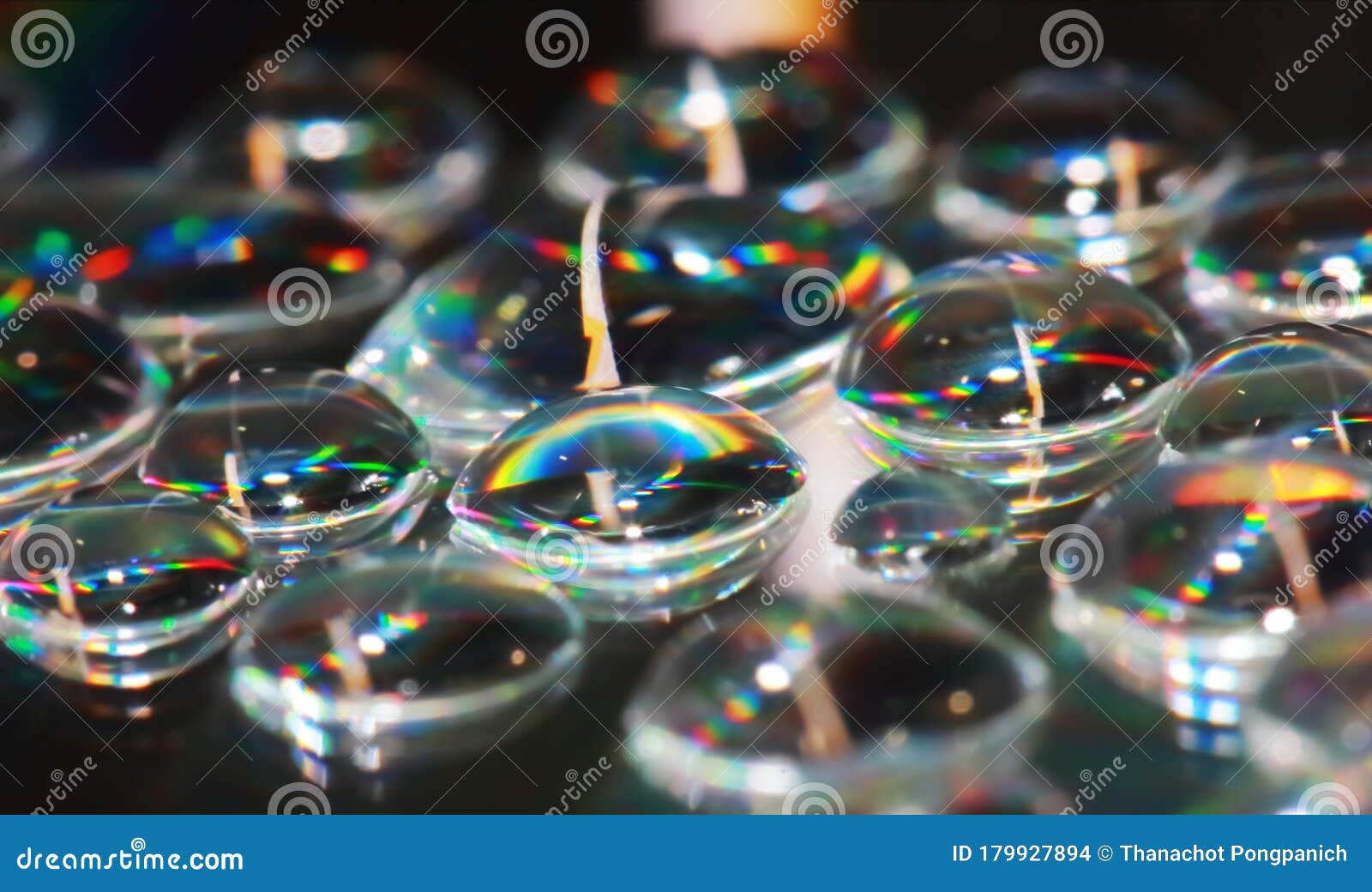 Reflection of Dropet on Cd in Macro for Background Stock Photo - Image ...