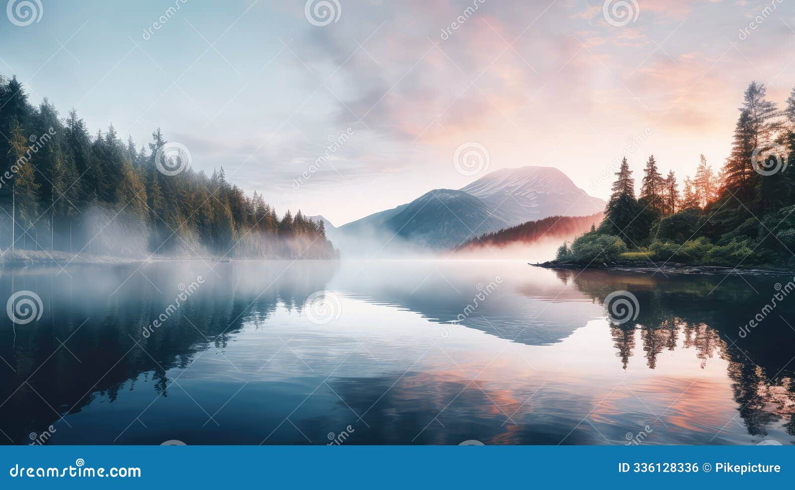 Reflection Earth Air Fire Water Ether Stock Illustration - Illustration ...