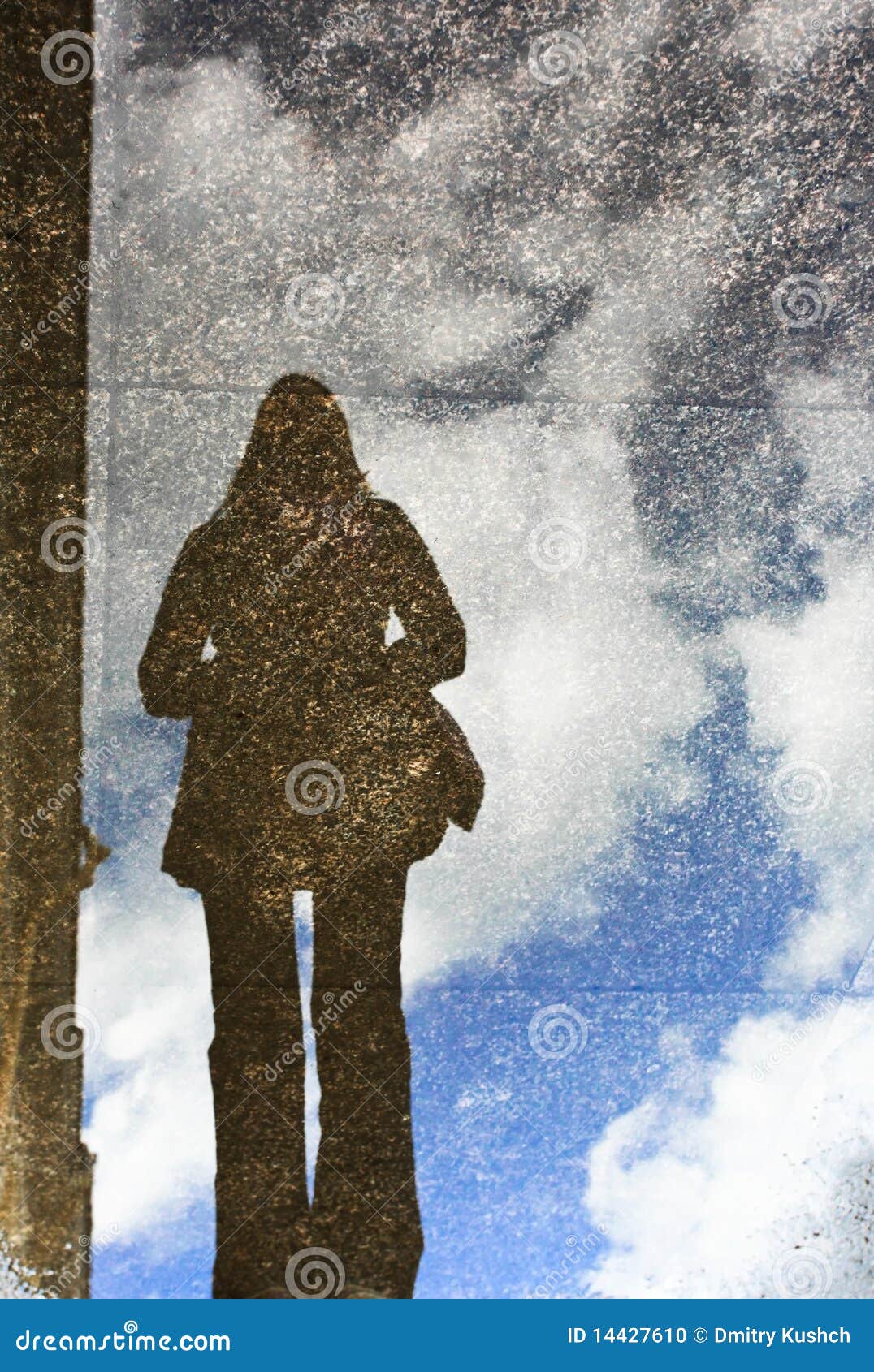 Reflection of the girl stock photo. Image of happy, fashion - 14427610
