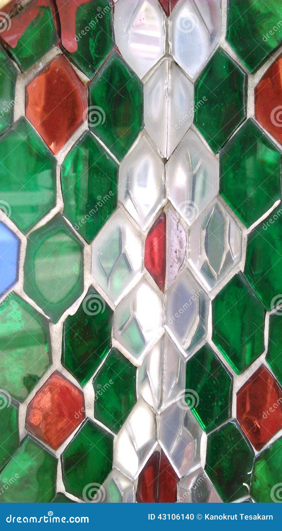 Reflection of Glass Decoration Art Stock Photo - Image of colour ...
