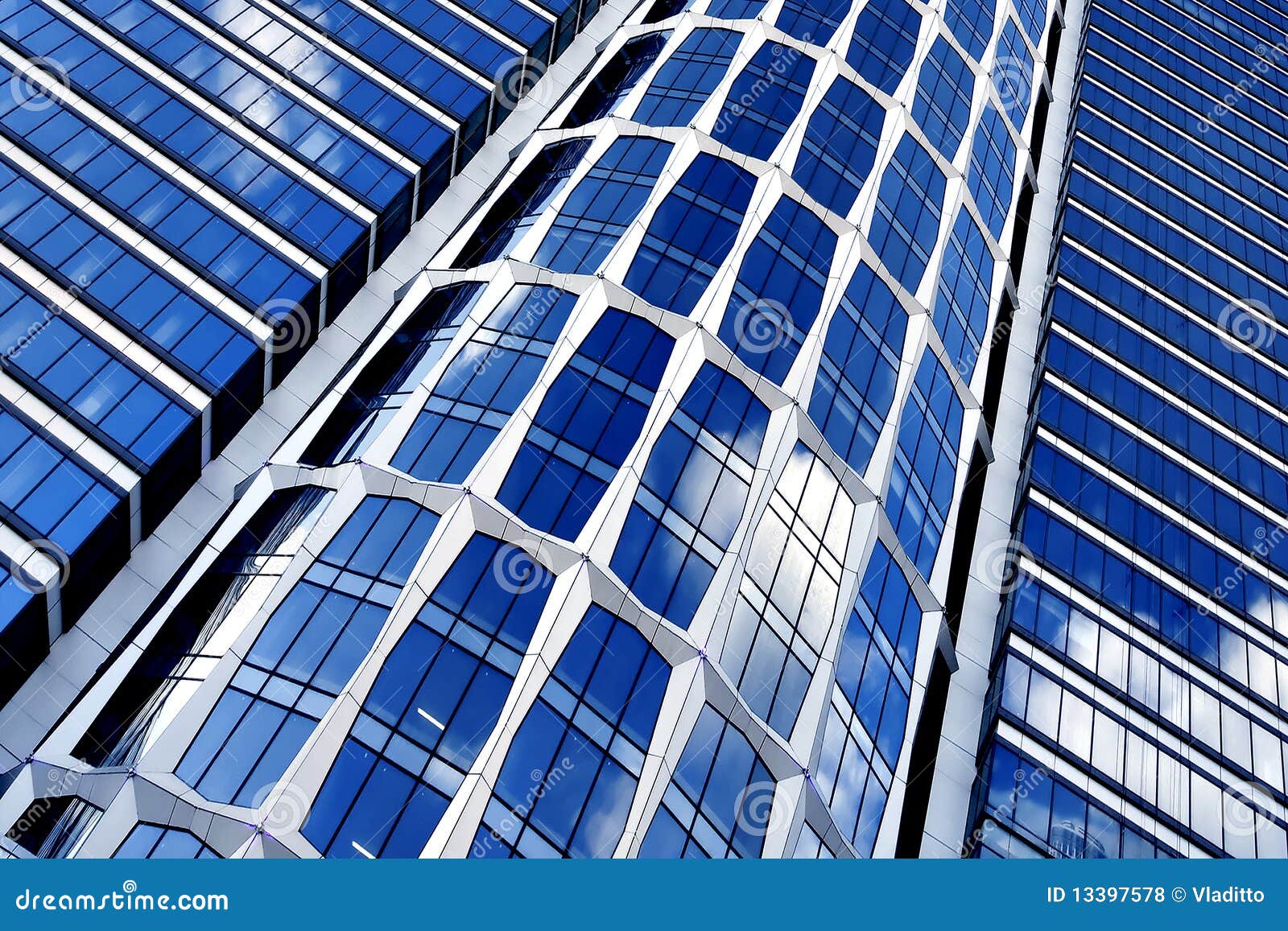 Reflection in glass wall stock photo. Image of glass - 13397578