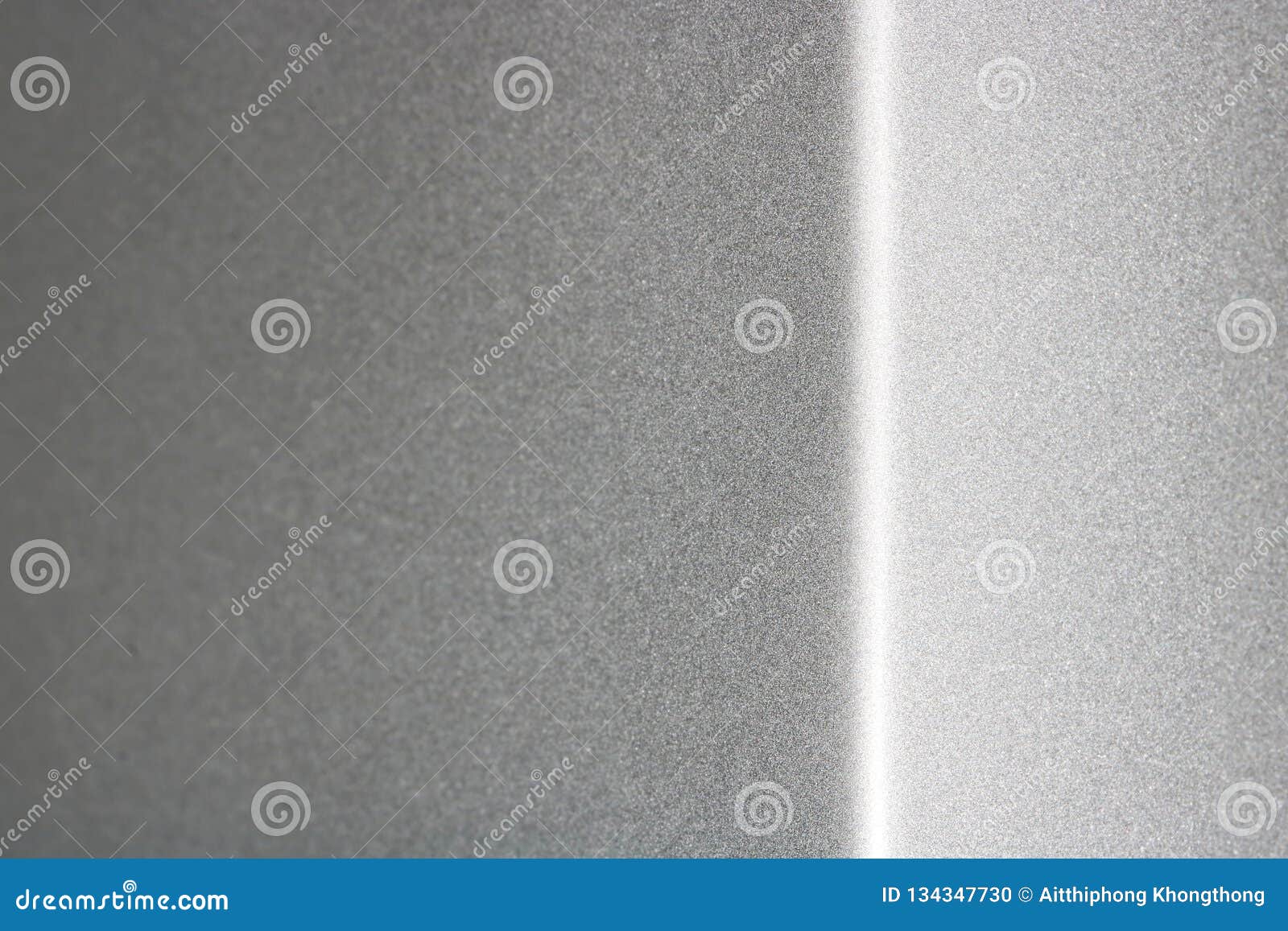 Reflection on Gray Metallic Corner Surface, Selective Focus Stock Photo ...