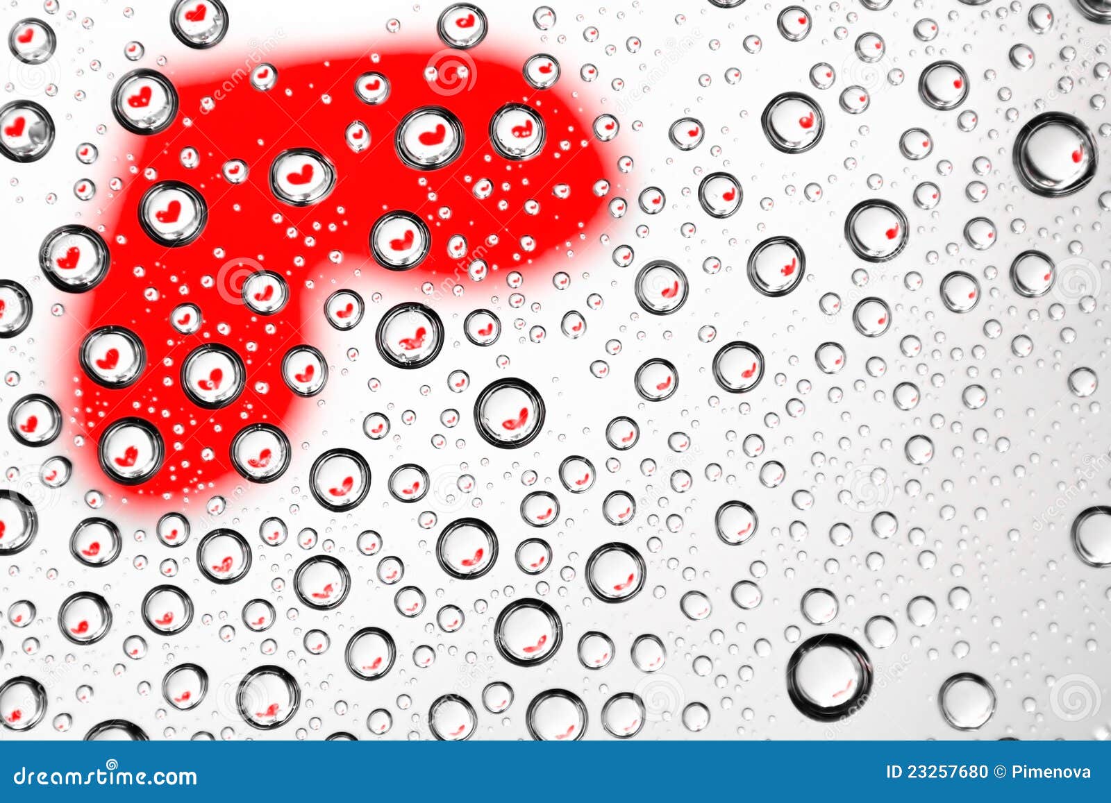 Reflection heart stock illustration. Illustration of reflection - 23257680