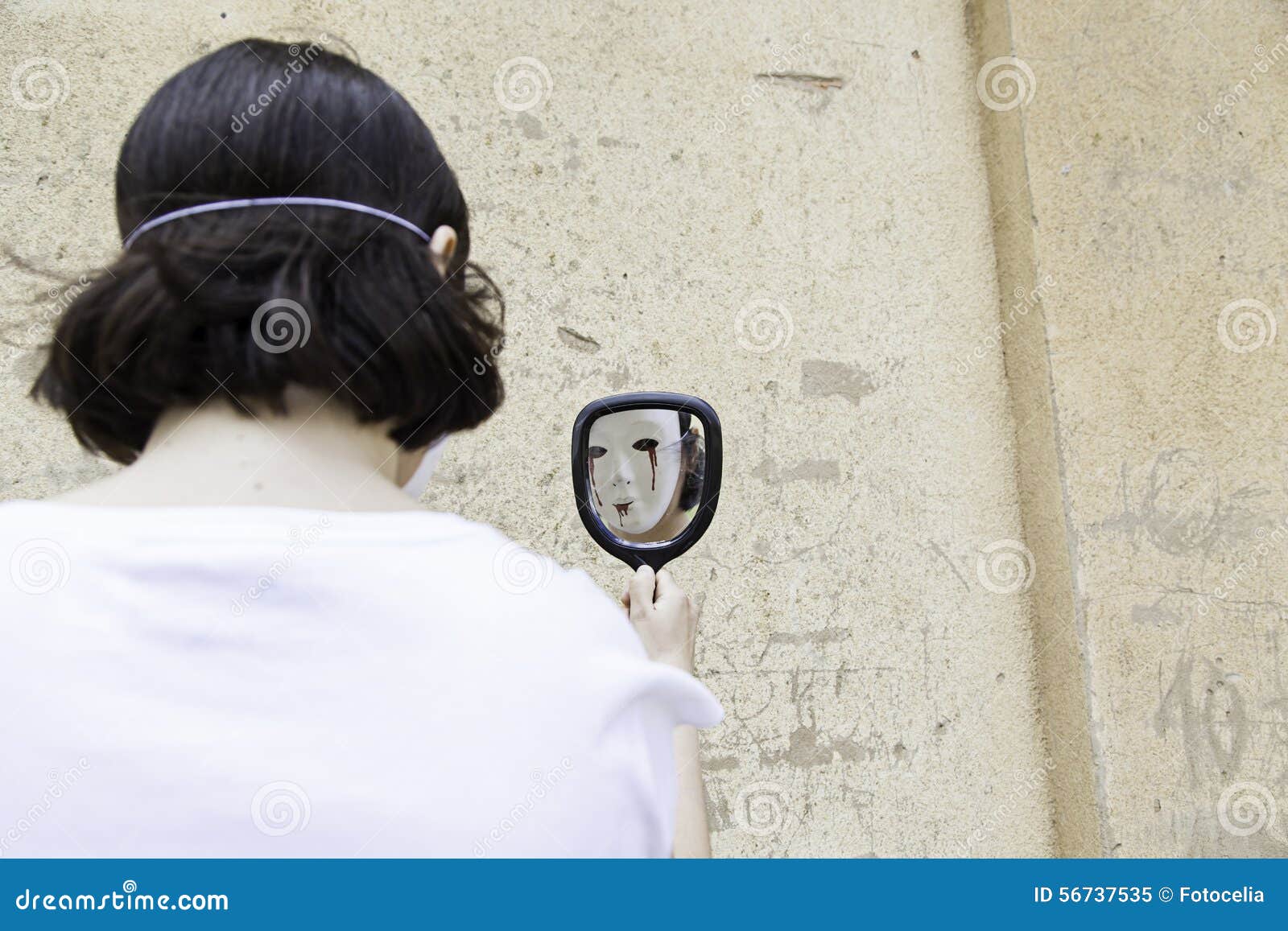 Reflection killer stock image. Image of loneliness, lunatic - 56737535