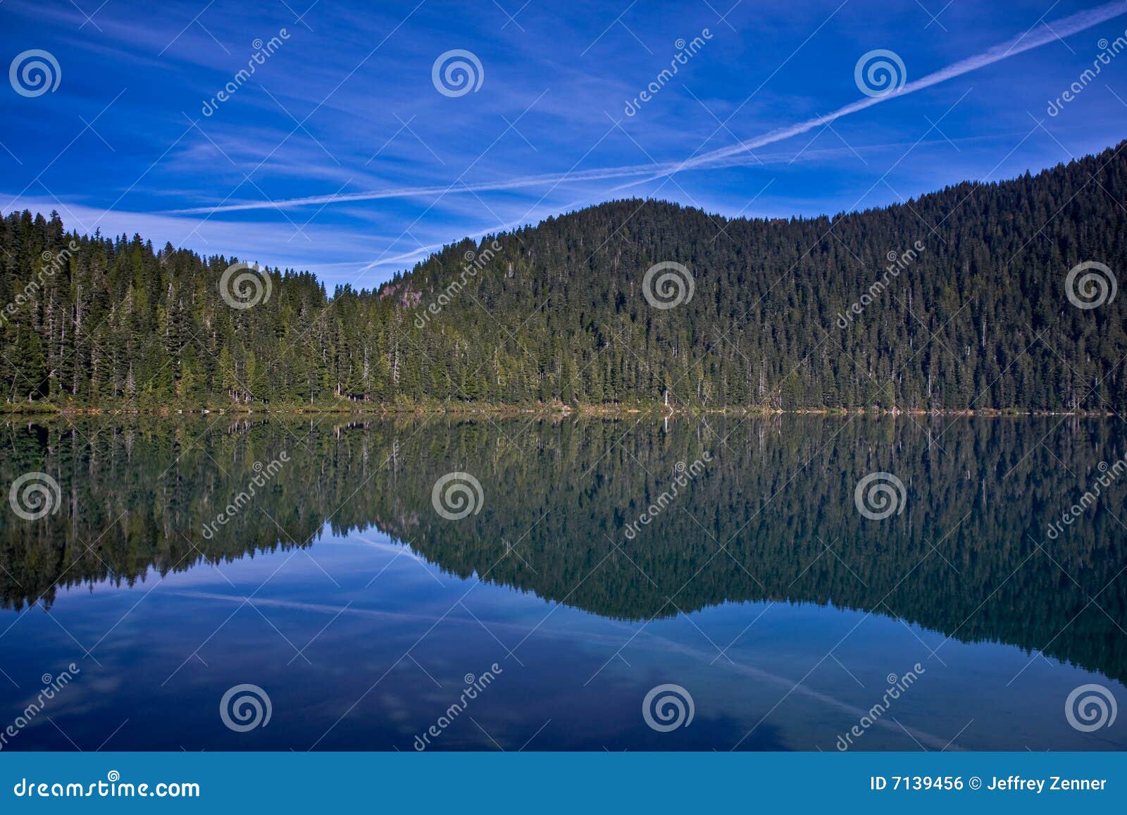 Reflection in the lake stock photo. Image of rainier, rugged - 7139456