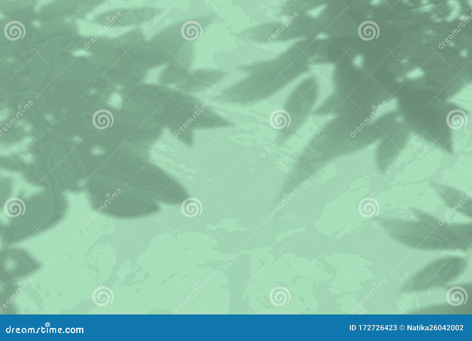 Reflection of Leaves and Branches of a Tree on a Crumpled Concrete Wall ...