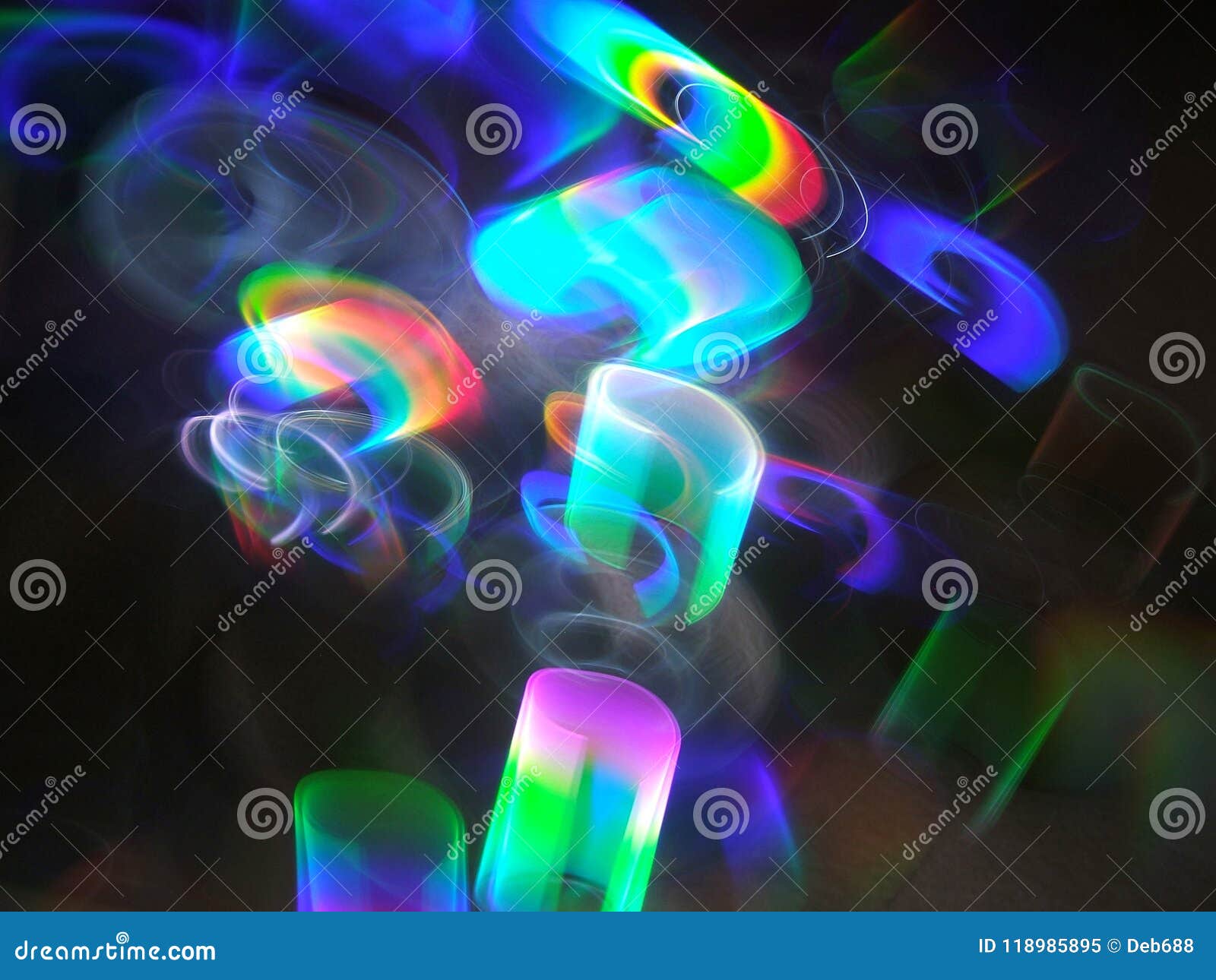 Reflection of Light Bouncing in a Swaying Motion on a CD Stock Image ...