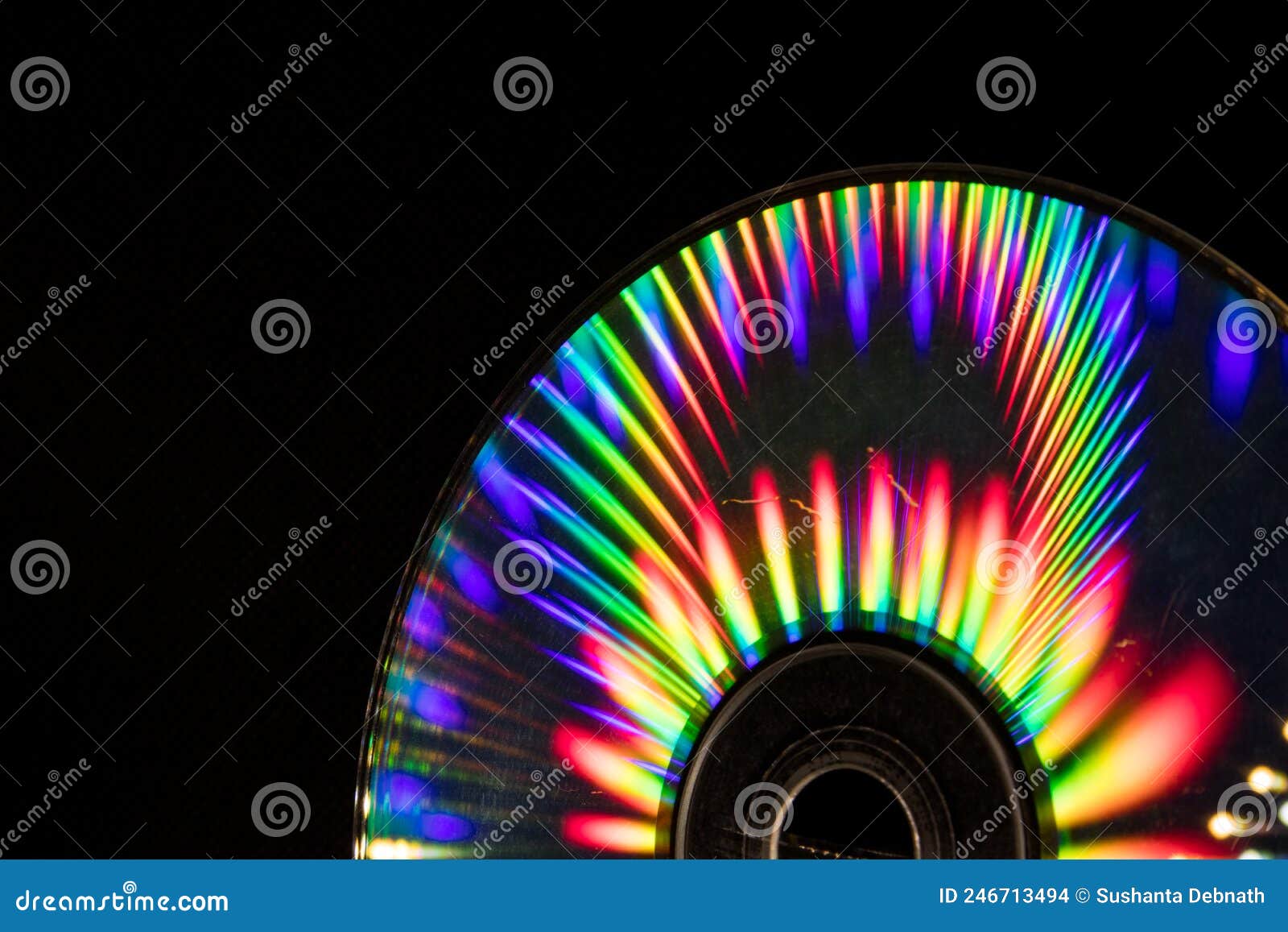 Reflection of Light in a Compact Disk(CD) or Digital Versatile Disk(DVD ...