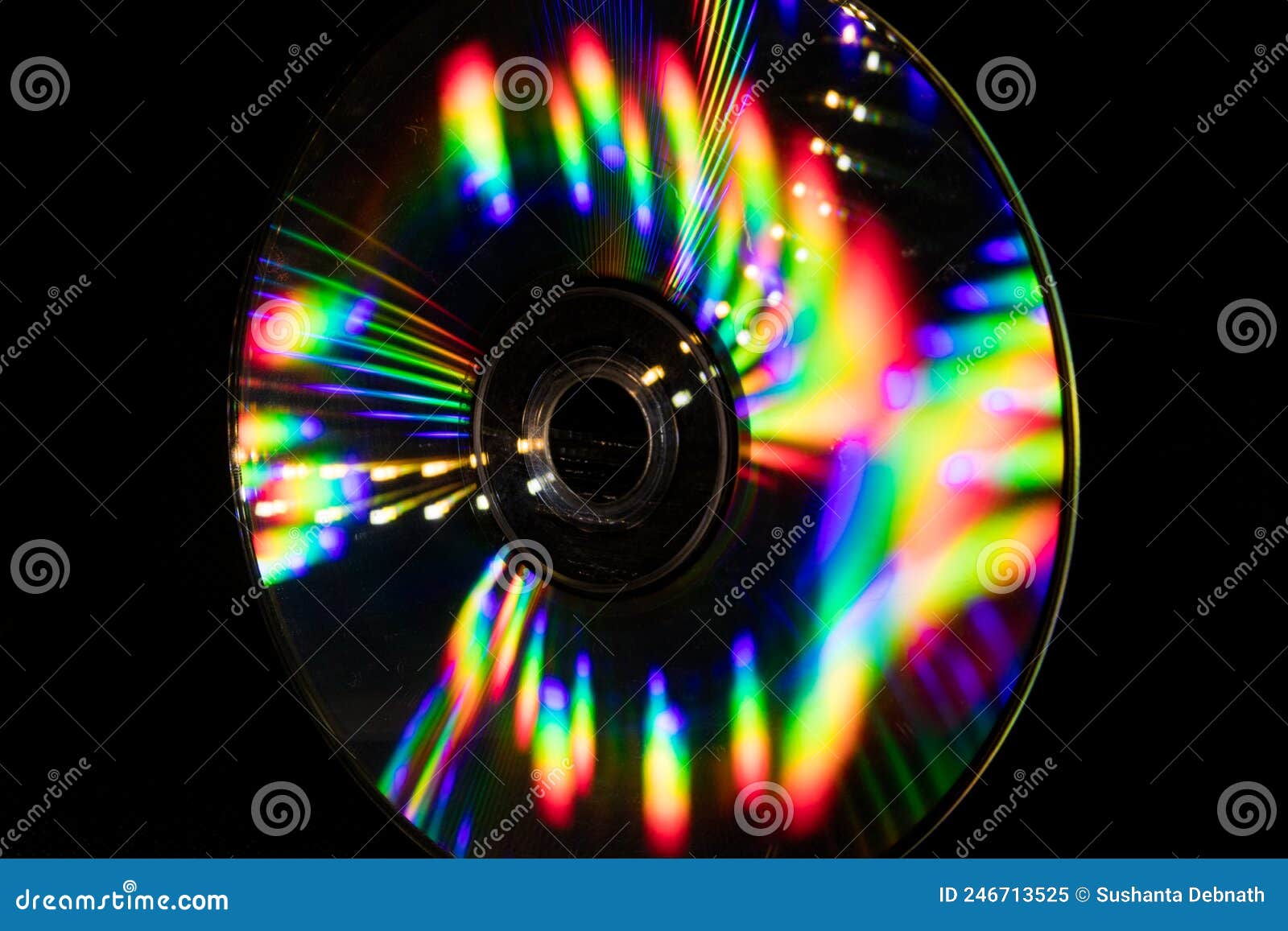 Reflection of Light in a Compact Disk(CD) or Digital Versatile Disk(DVD ...