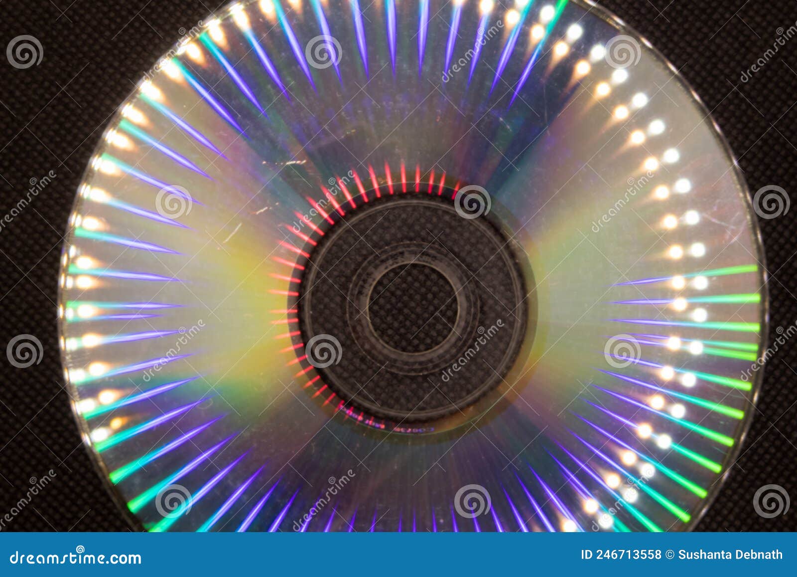 Reflection of Light in a Compact Disk(CD) or Digital Versatile Disk(DVD ...