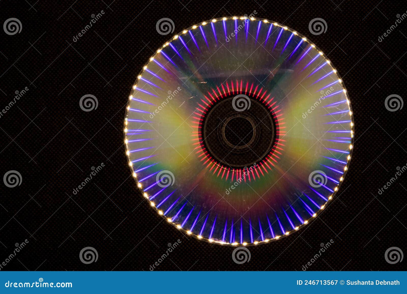 Reflection of Light in a Compact Disk(CD) or Digital Versatile Disk(DVD ...