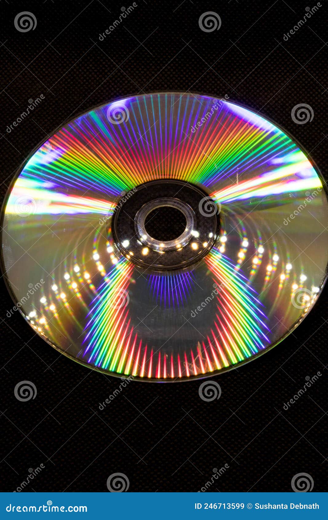 Reflection of Light in a Compact Disk(CD) or Digital Versatile Disk(DVD ...